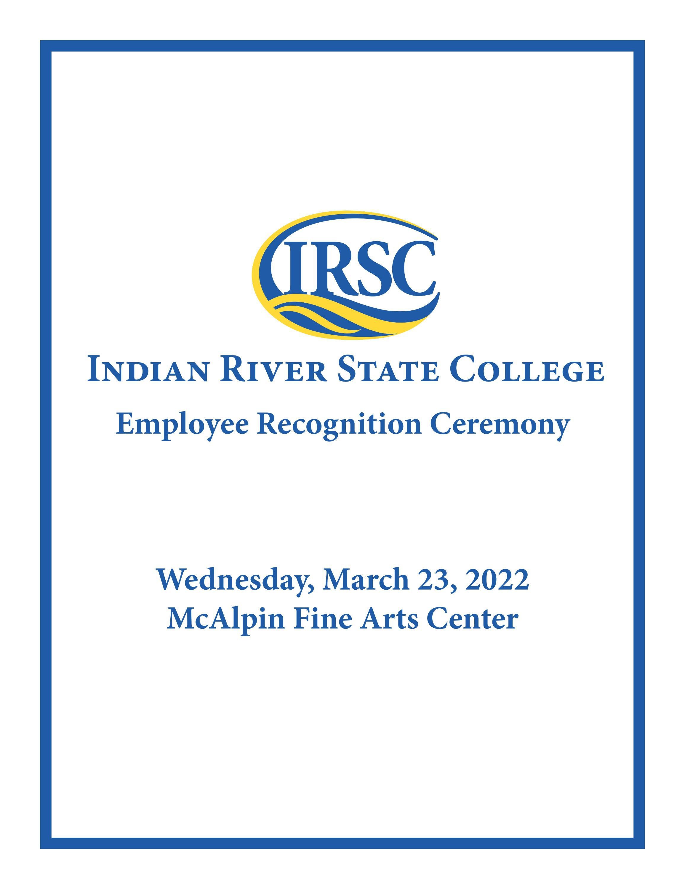 2022 Employee Recognition Ceremony by Indian River State College - Issuu