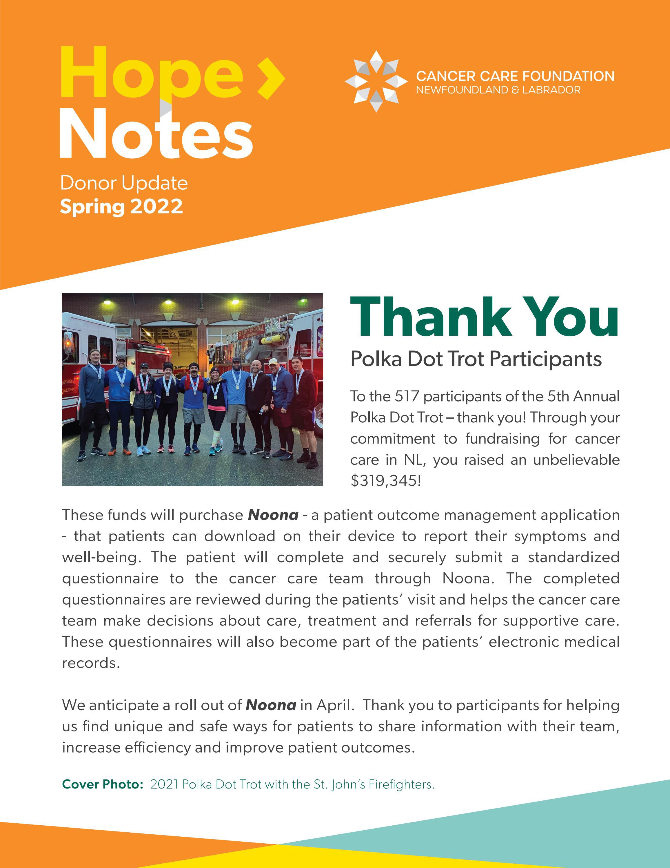 Spring 2022 Hope Notes by Lynette Hillier - Issuu