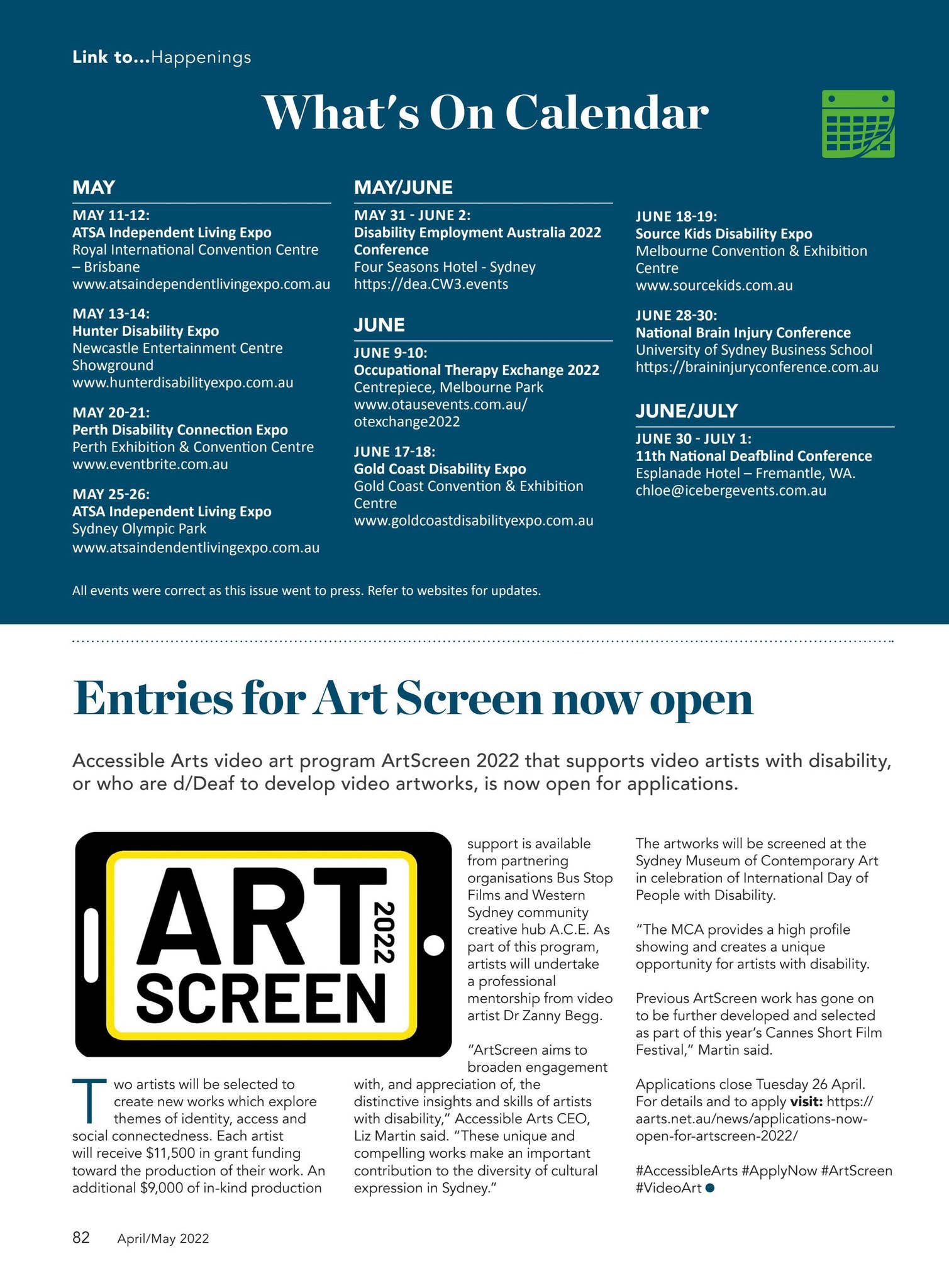 Link Disability Magazine April-May 2022 by The Intermedia Group - Issuu