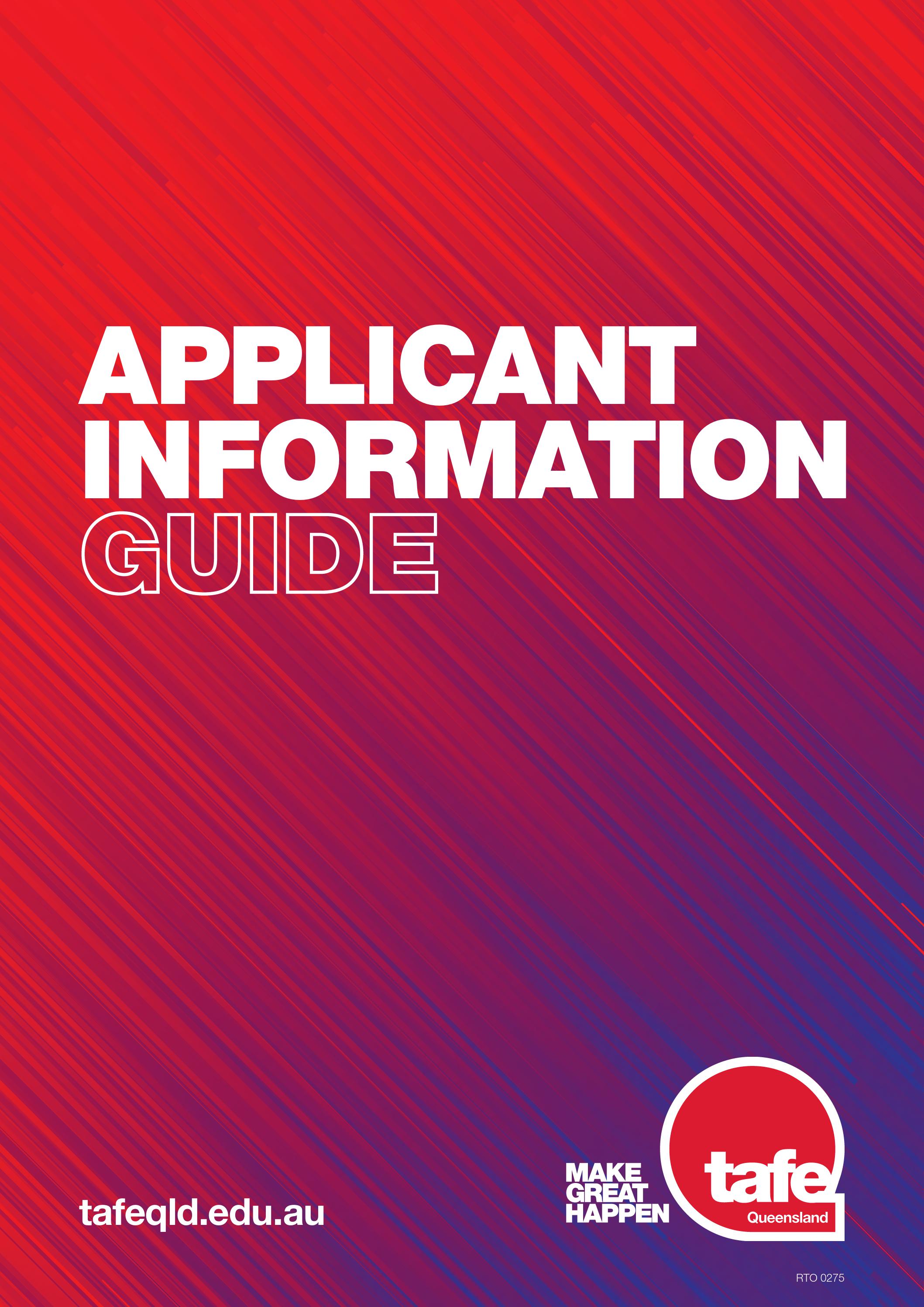 TAFE Queensland Applicant Information Guide by TAFE Queensland - Issuu