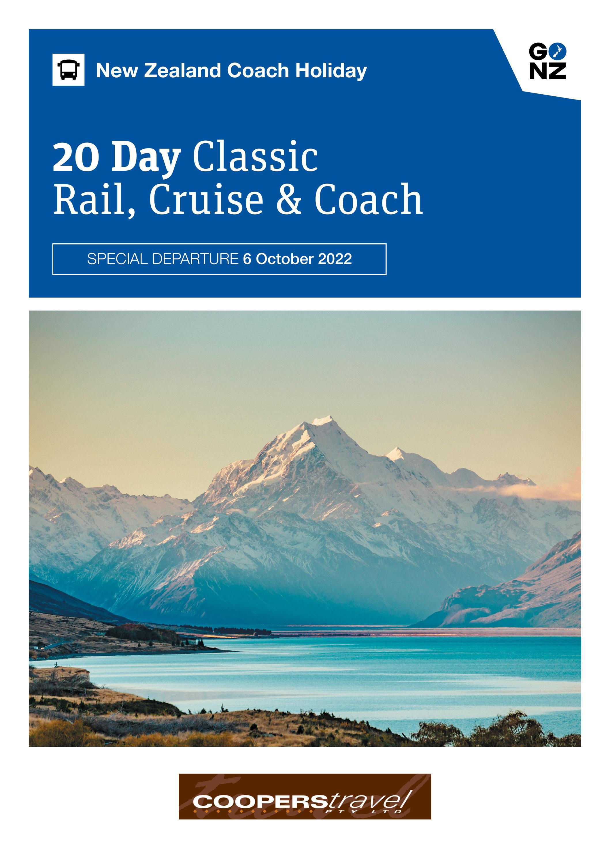 GPT 20 Day Classic Rail, Cruise & Coach - Coopers Travel by Grand ...