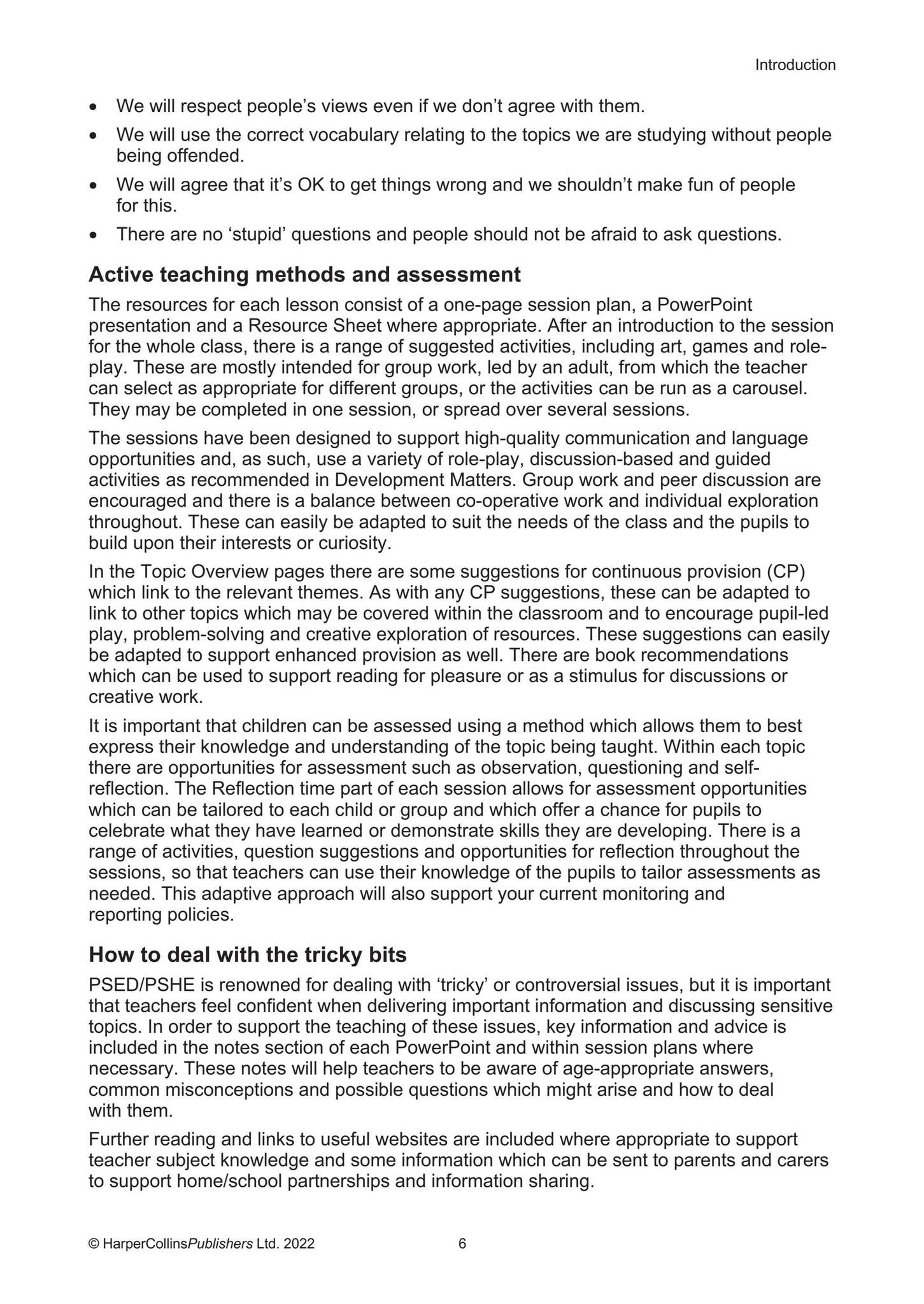 My Life - Early Years Foundation Stage Primary PSHE Handbook by Collins ...