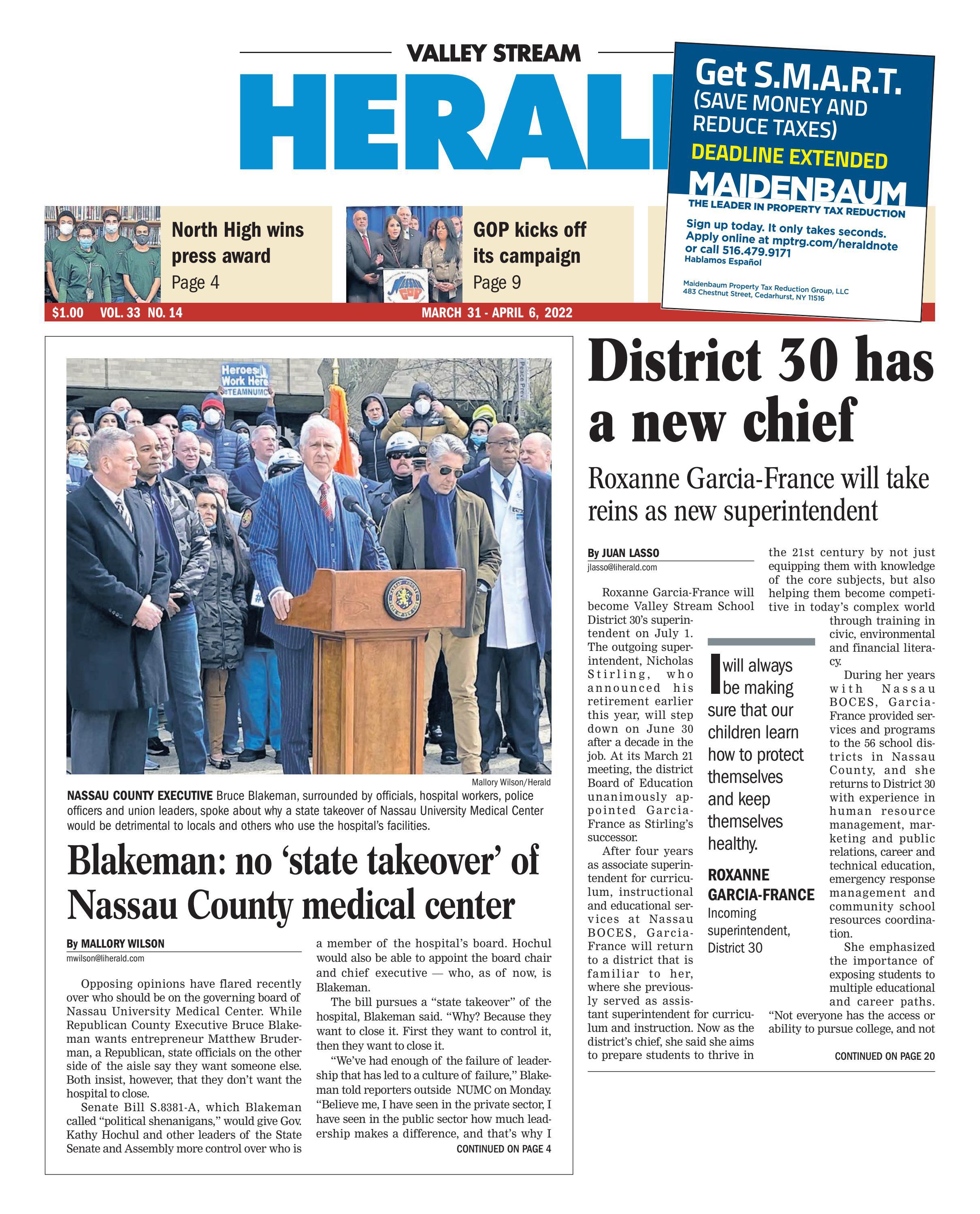 Valley Stream Herald 03-31-2022 by Richner Communications, Inc - Issuu