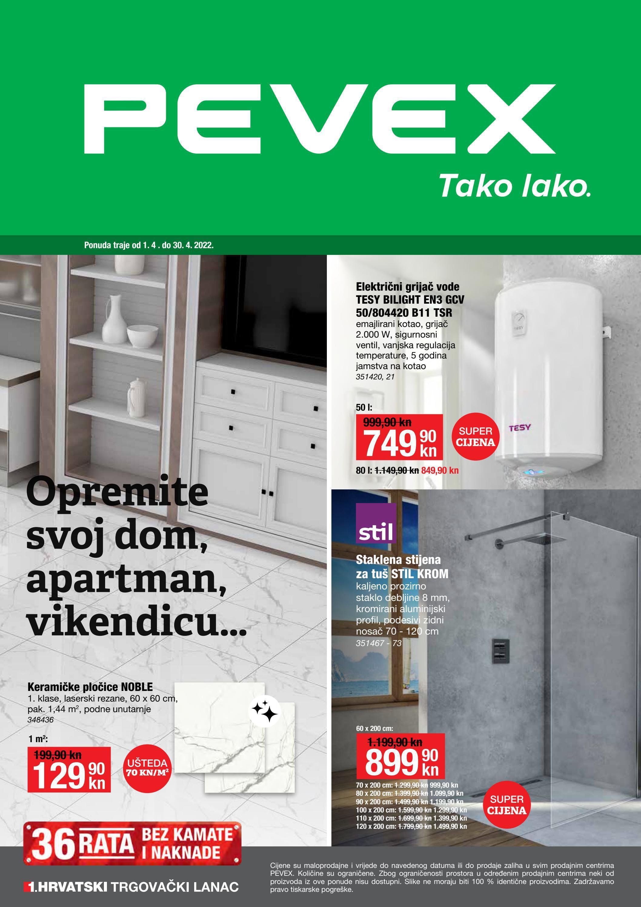 Pevex katalog Opremanje od 01.-30.04.2022. by Catalog.hr - Issuu