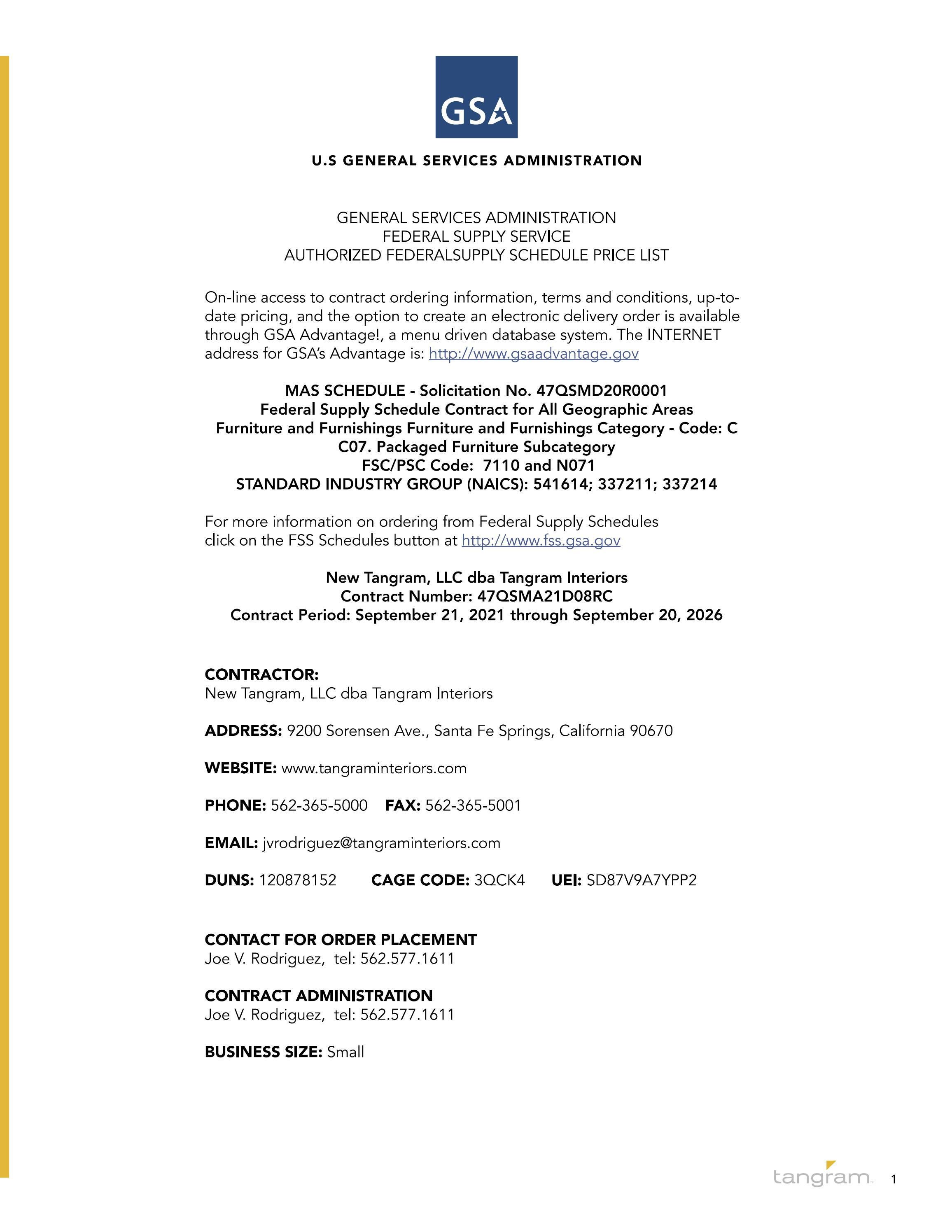 GSA Capabilities by Tangram - Issuu