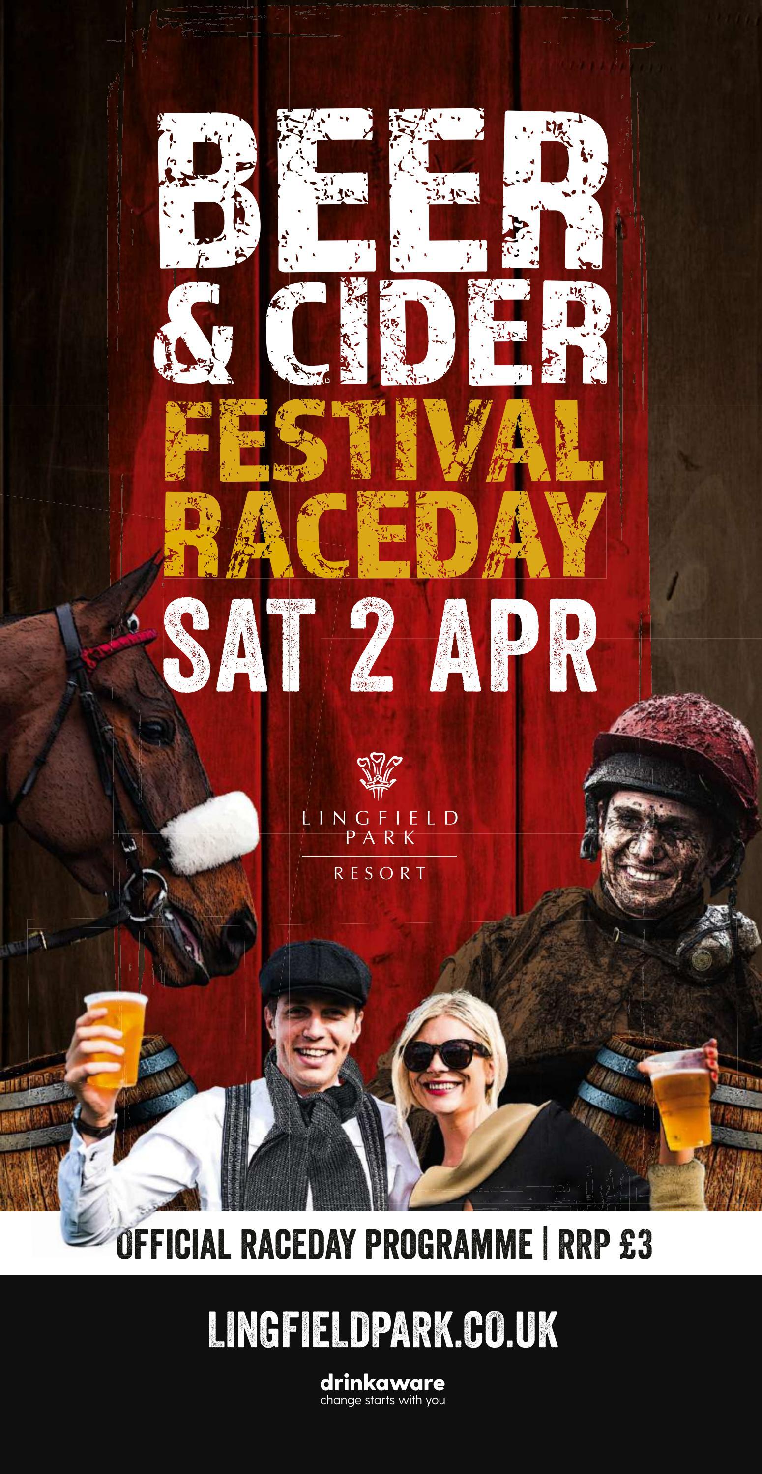 Lingfield Park Racecard - Saturday 2nd April by Arena Racing Company ...