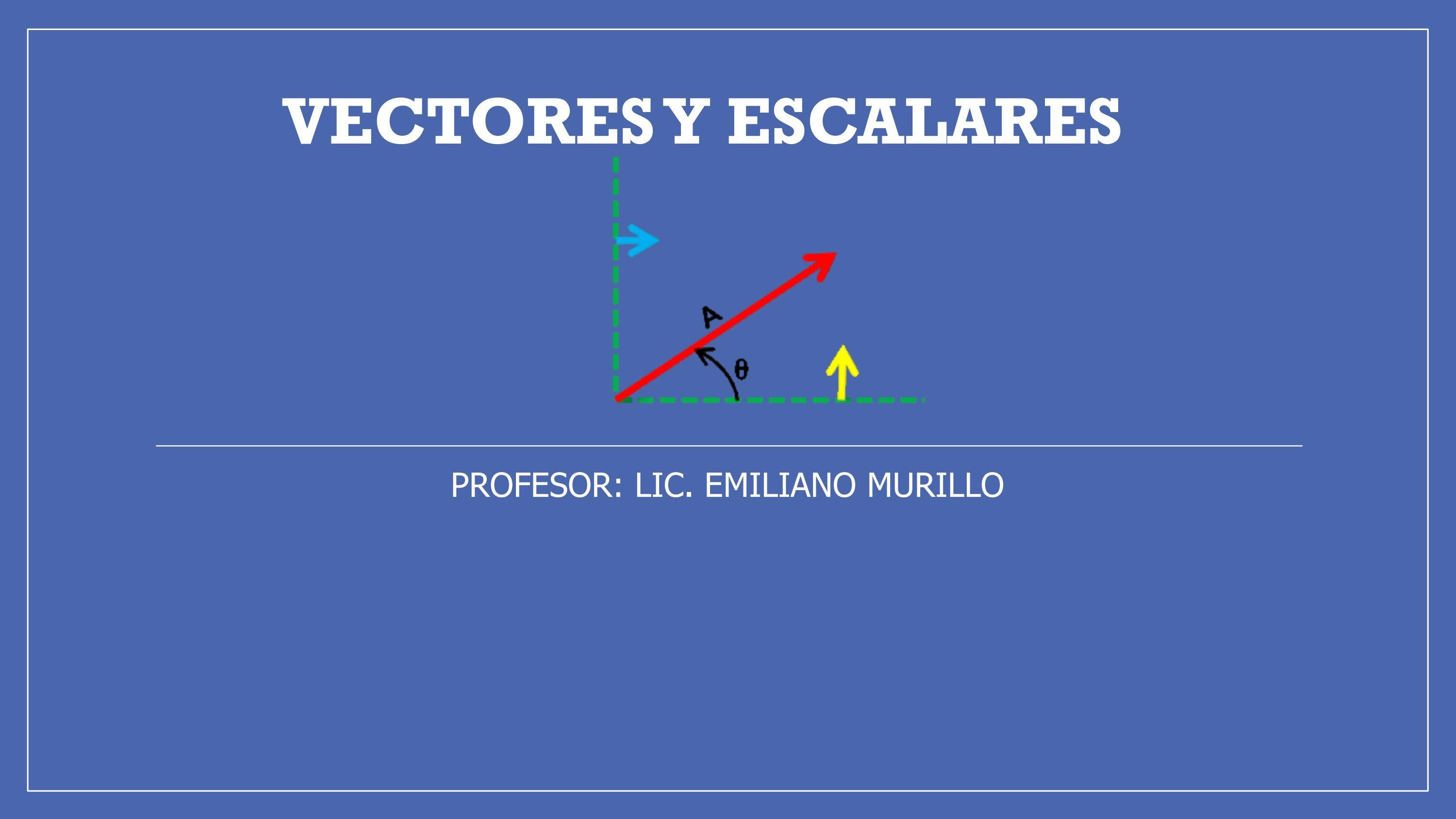 vectores y escalares by Emiliano Murillo Murillo - Issuu