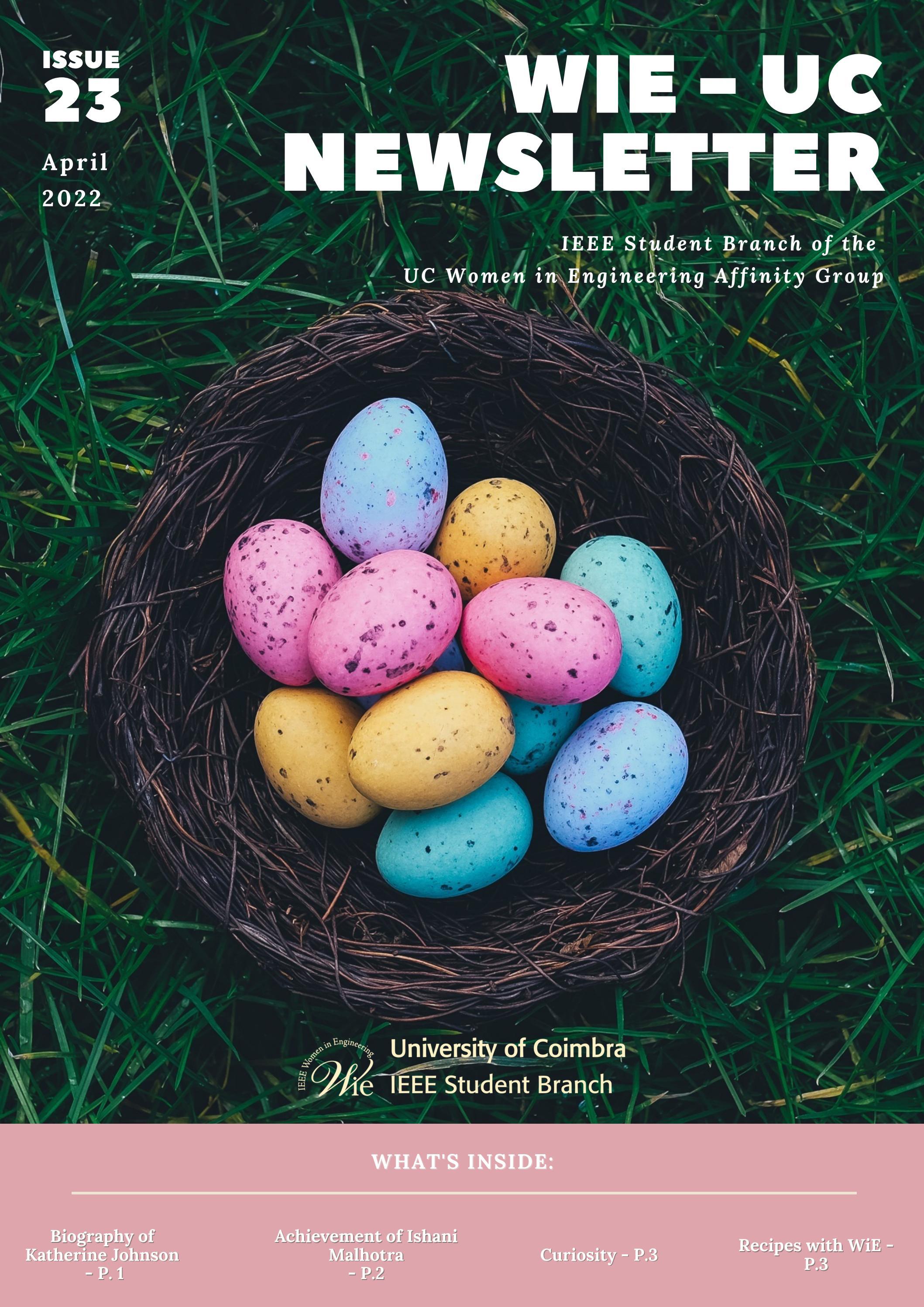 WiE-UC April Newsletter by IEEE Student Branch | Universidade de ...