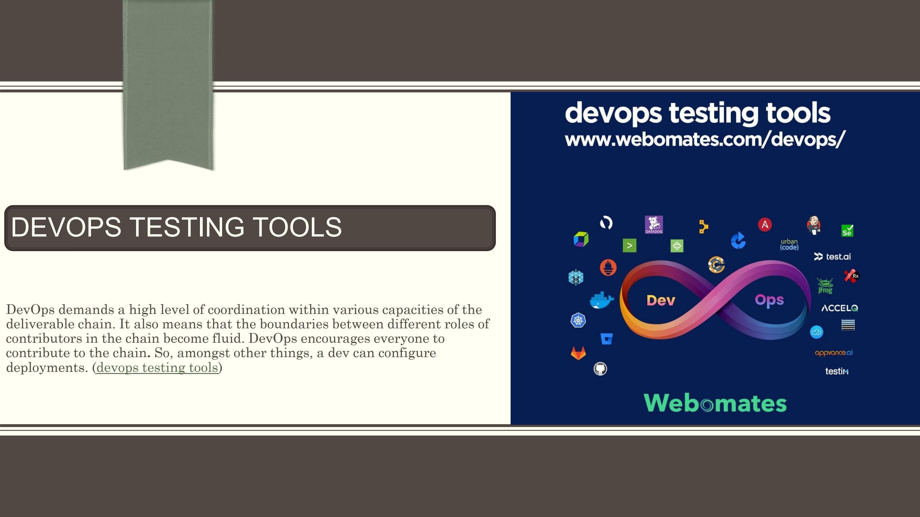 Devops Testing Tools by Webomates INC - Issuu