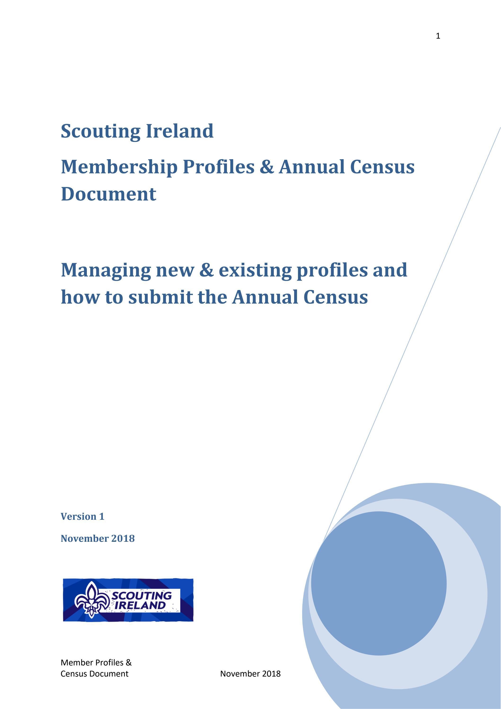 Membership Profiles Census Document by Scouting Ireland - Issuu
