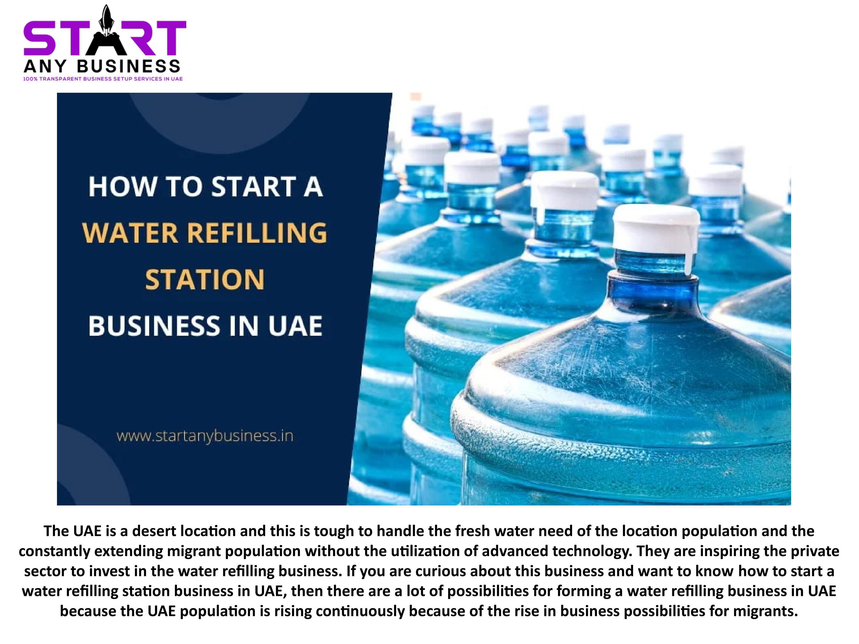 How To Start A Water Refilling Station Business In UAE By Riya Sharma How To Start A Water Refilling Station Business In UAE By Riya Sharma