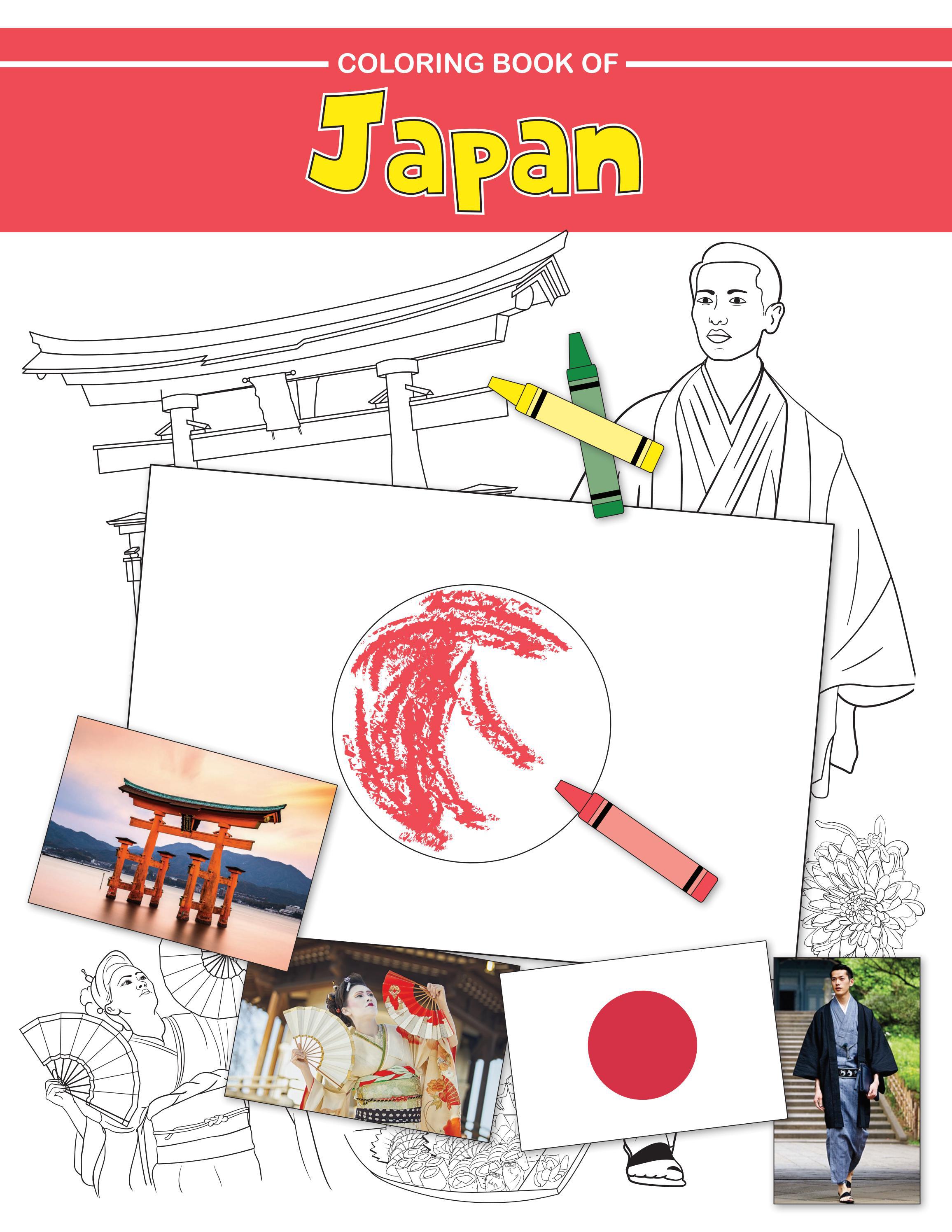 Japan Coloring Book by worldtradepresss - Issuu