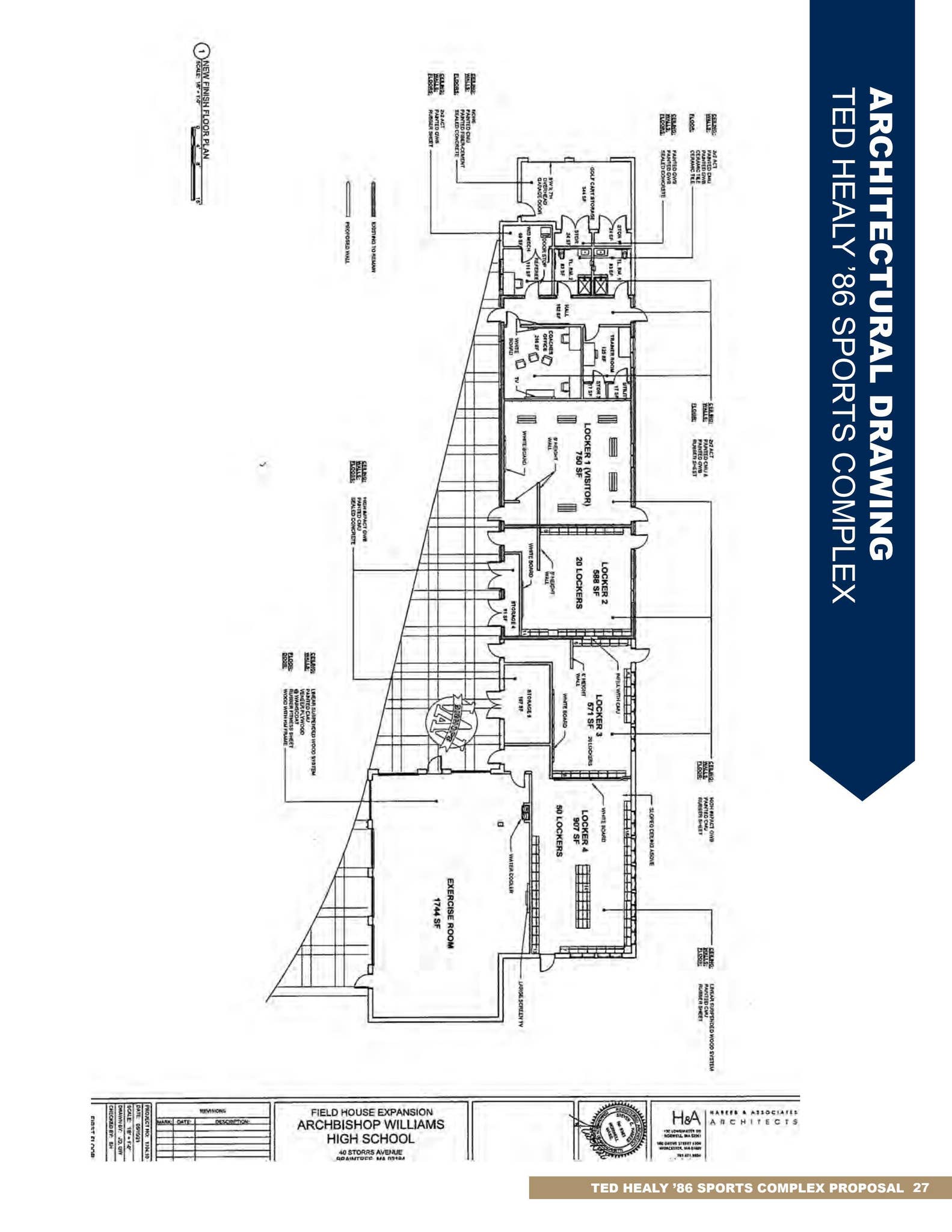 Healy Sports Complex Proposal by Archbishop Williams High School - Issuu