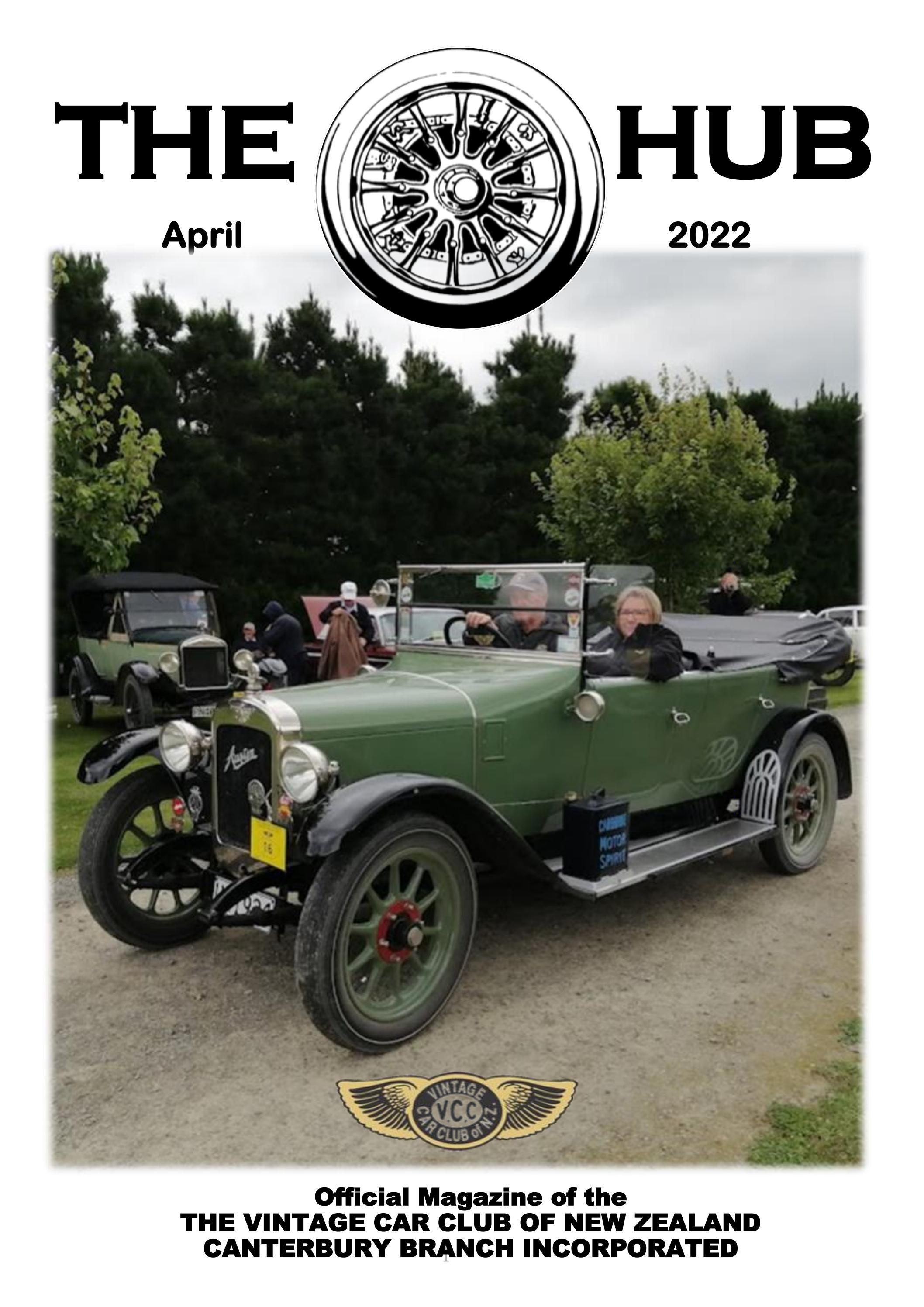 VCC CANTERBURY THE HUB APRIL 2022 by Vintage Car Club of New Zealand ...