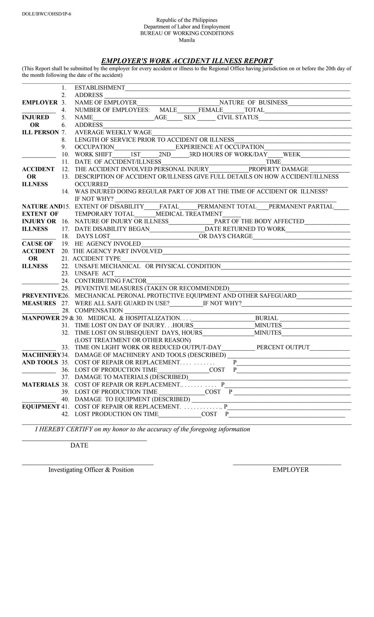 DOLE form_WAIR by LearnPH - Issuu