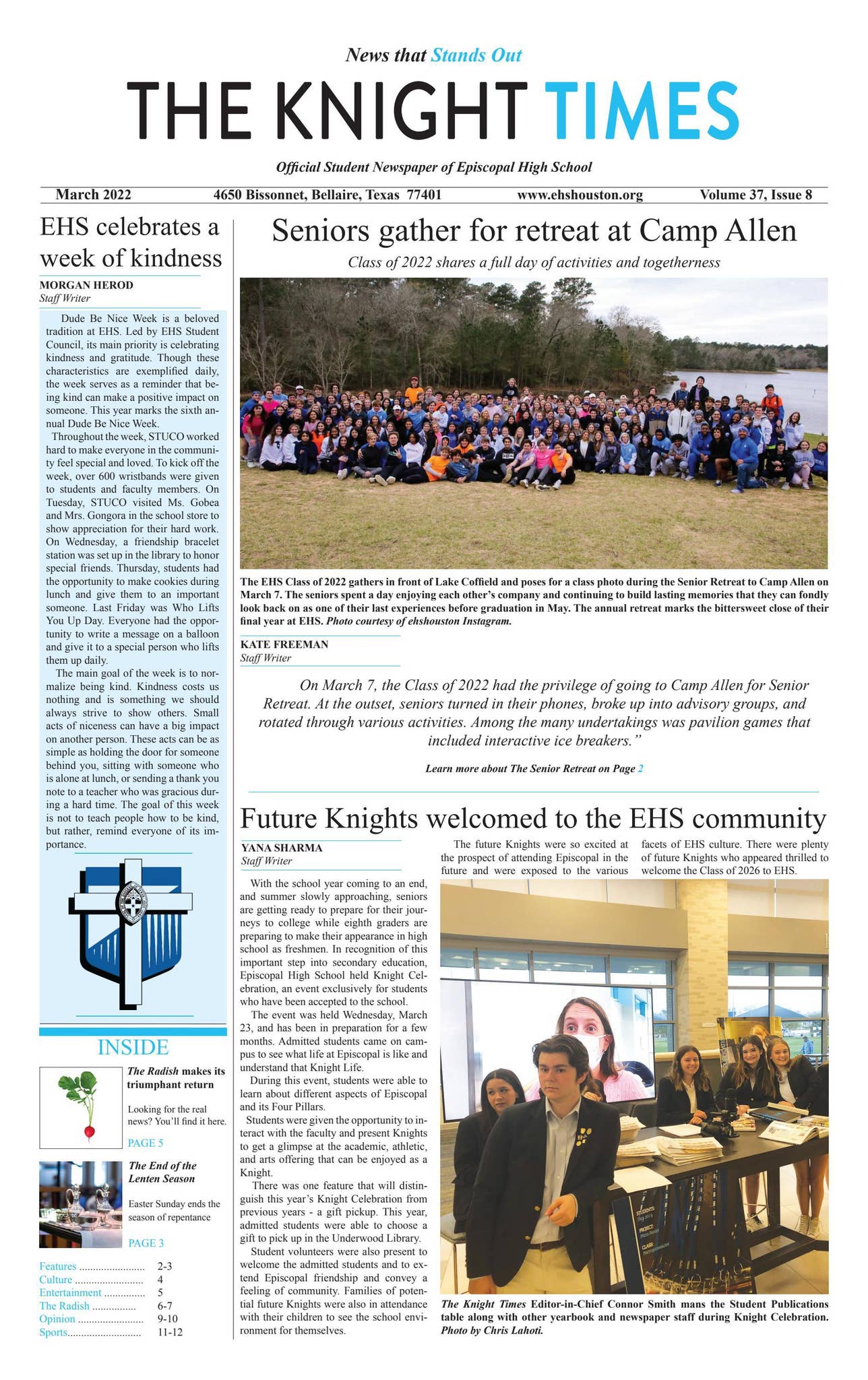 The Knight Times / March 2022 Issue 8 by KnightTimes - Issuu