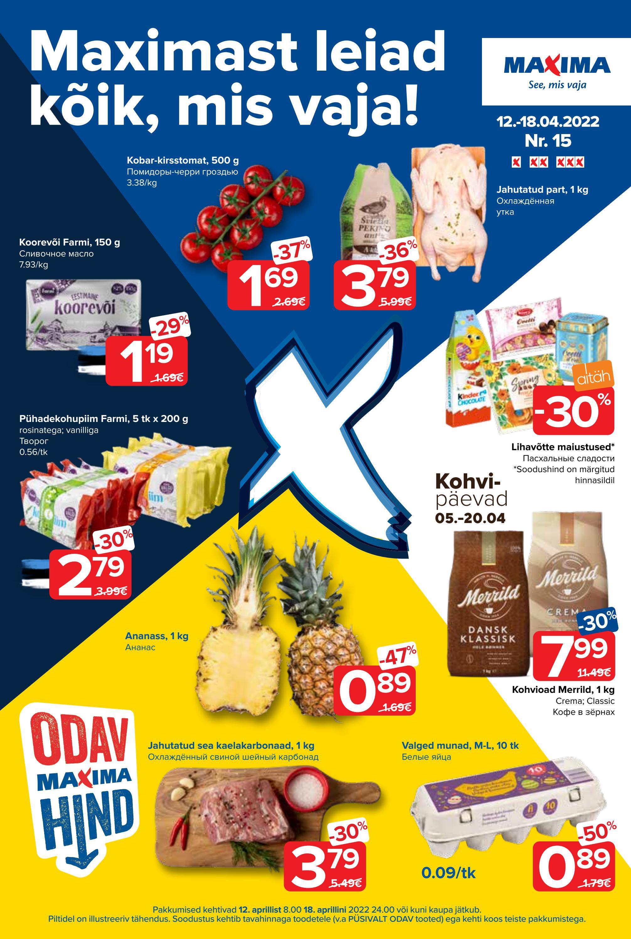 EE, Nr. 15 by MAXIMA - Latvija, Lietuva, Eesti - Issuu