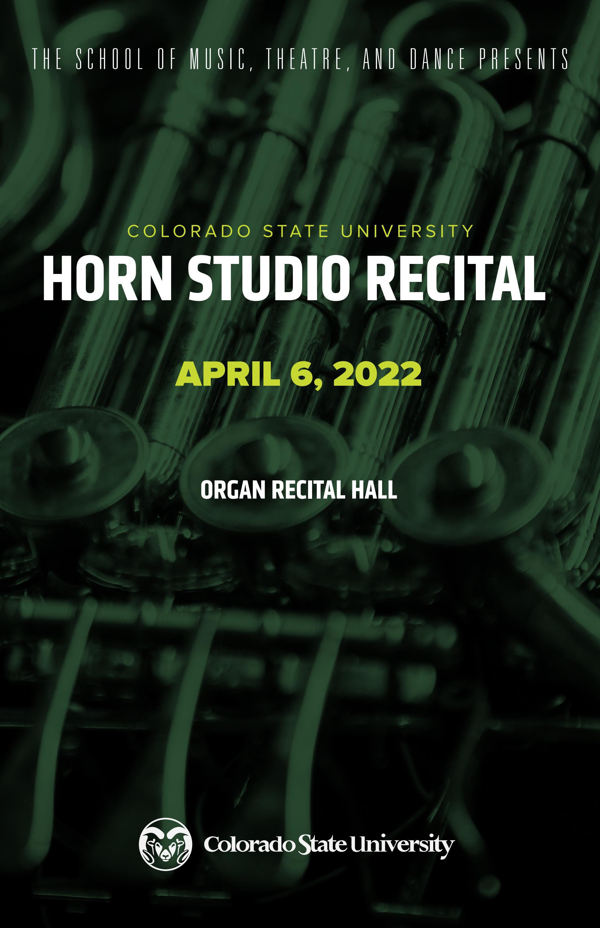 Colorado State University / Horn Studio / 04.06.22 by ...