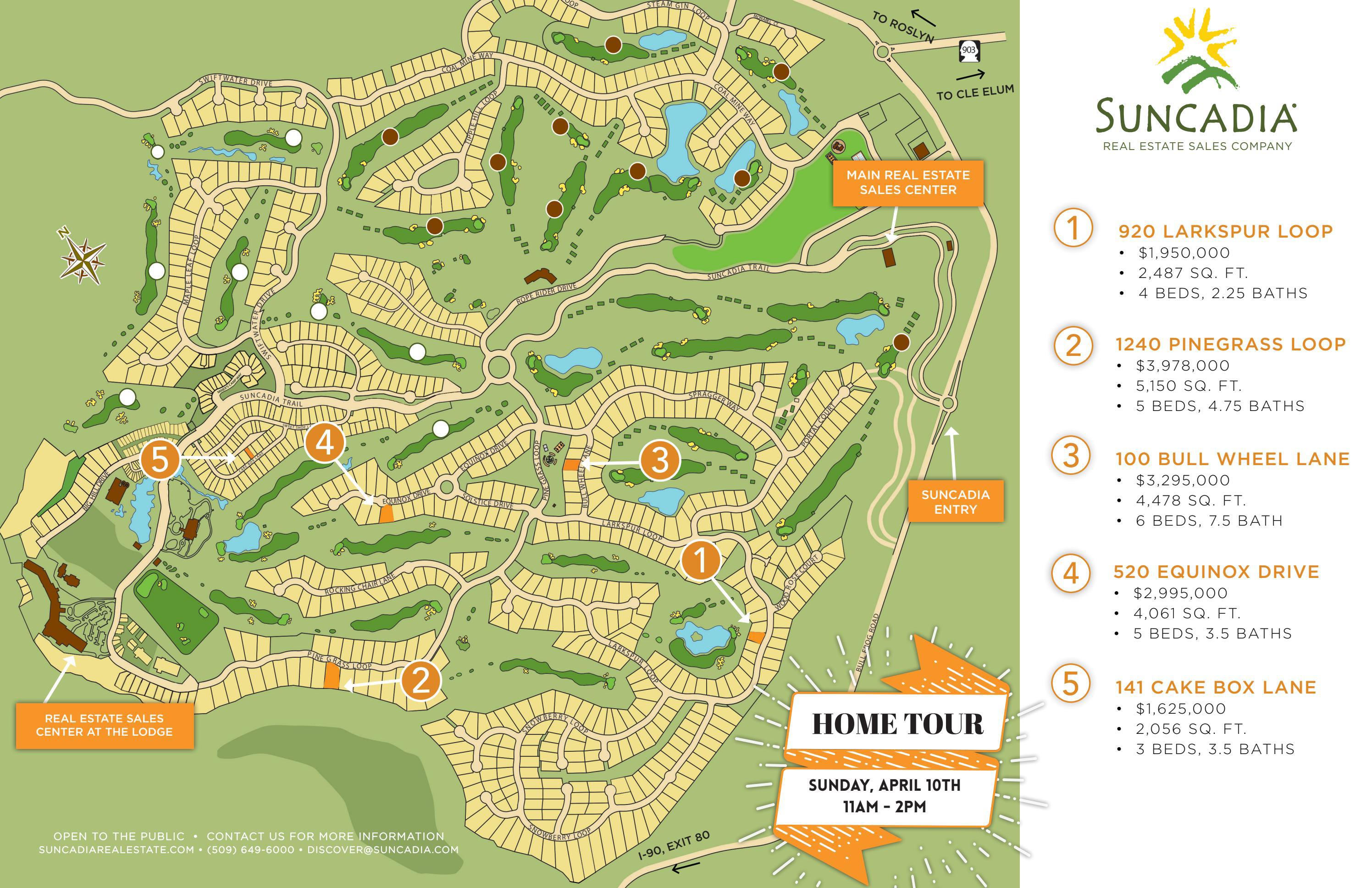 April Virtual Home Tour Map by - Page 1 Thumb Large suncadia map