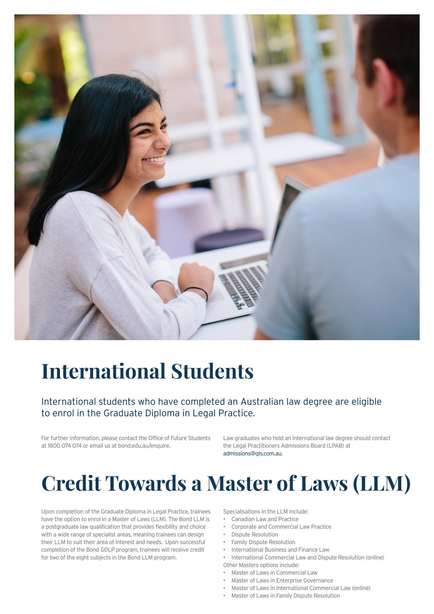 Graduate Diploma in Legal Practice by Bond University - Issuu