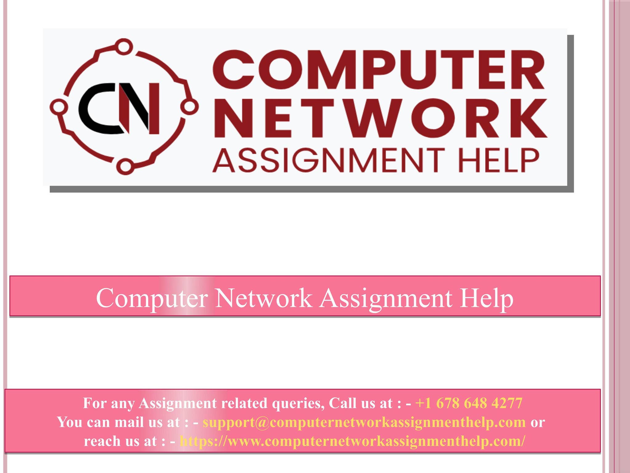 Computer Network Assignment Help by Computer Network Assignment Help ...