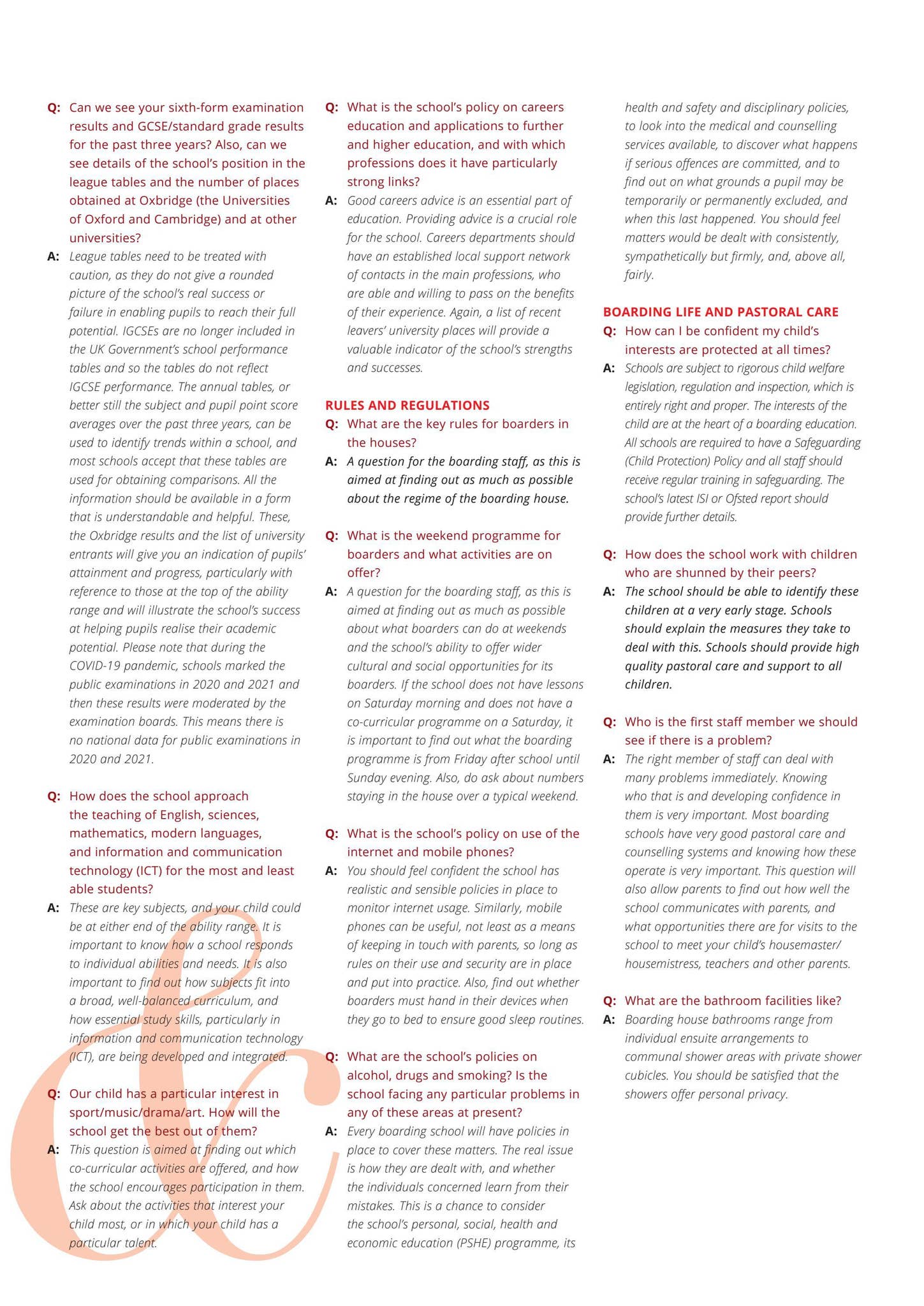 The BSA Guide to Boarding Schools by Boarding Schools' Association - Issuu