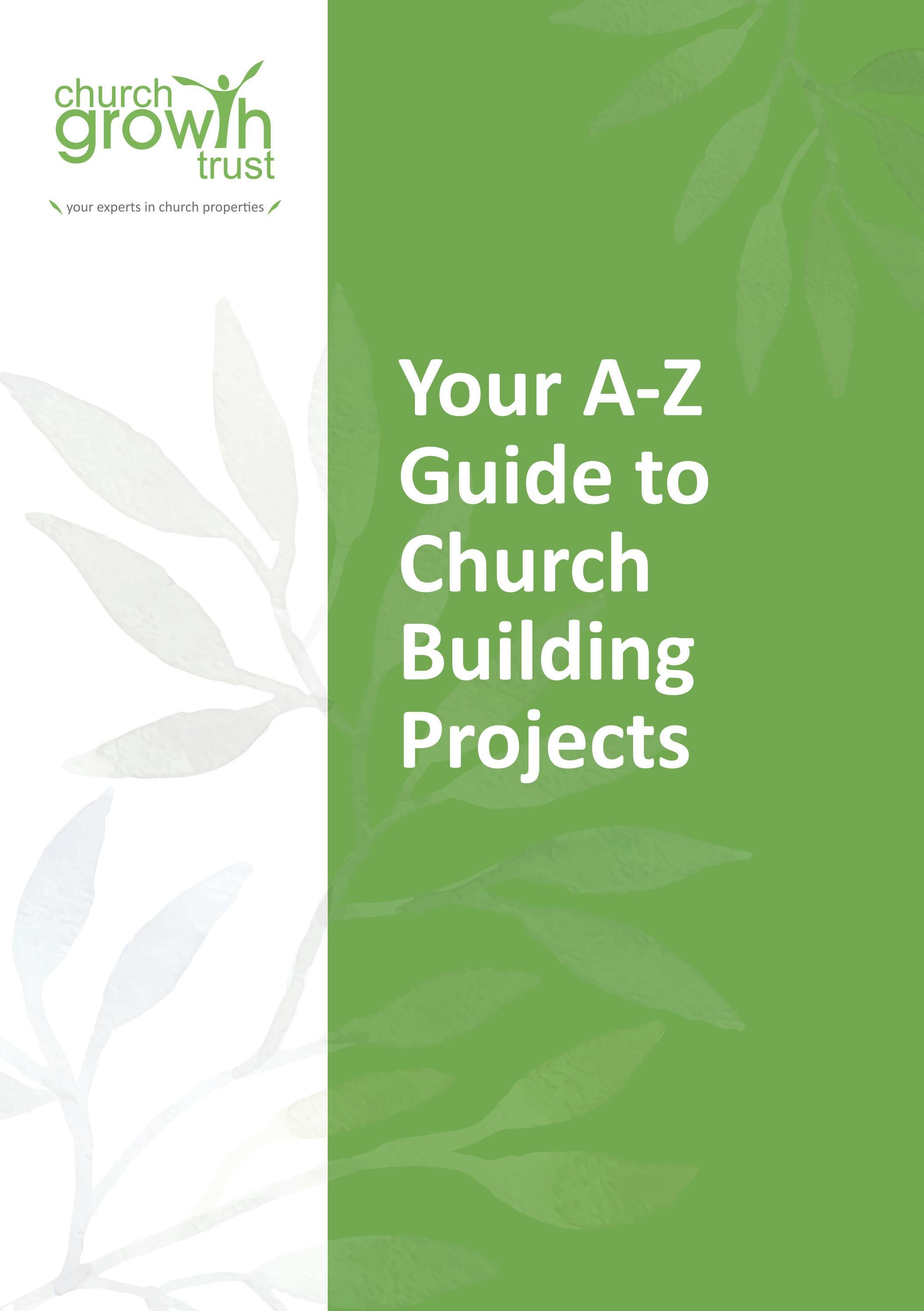 Your A-Z Guide to Church Building Projects by churchgrowthtrust - Issuu