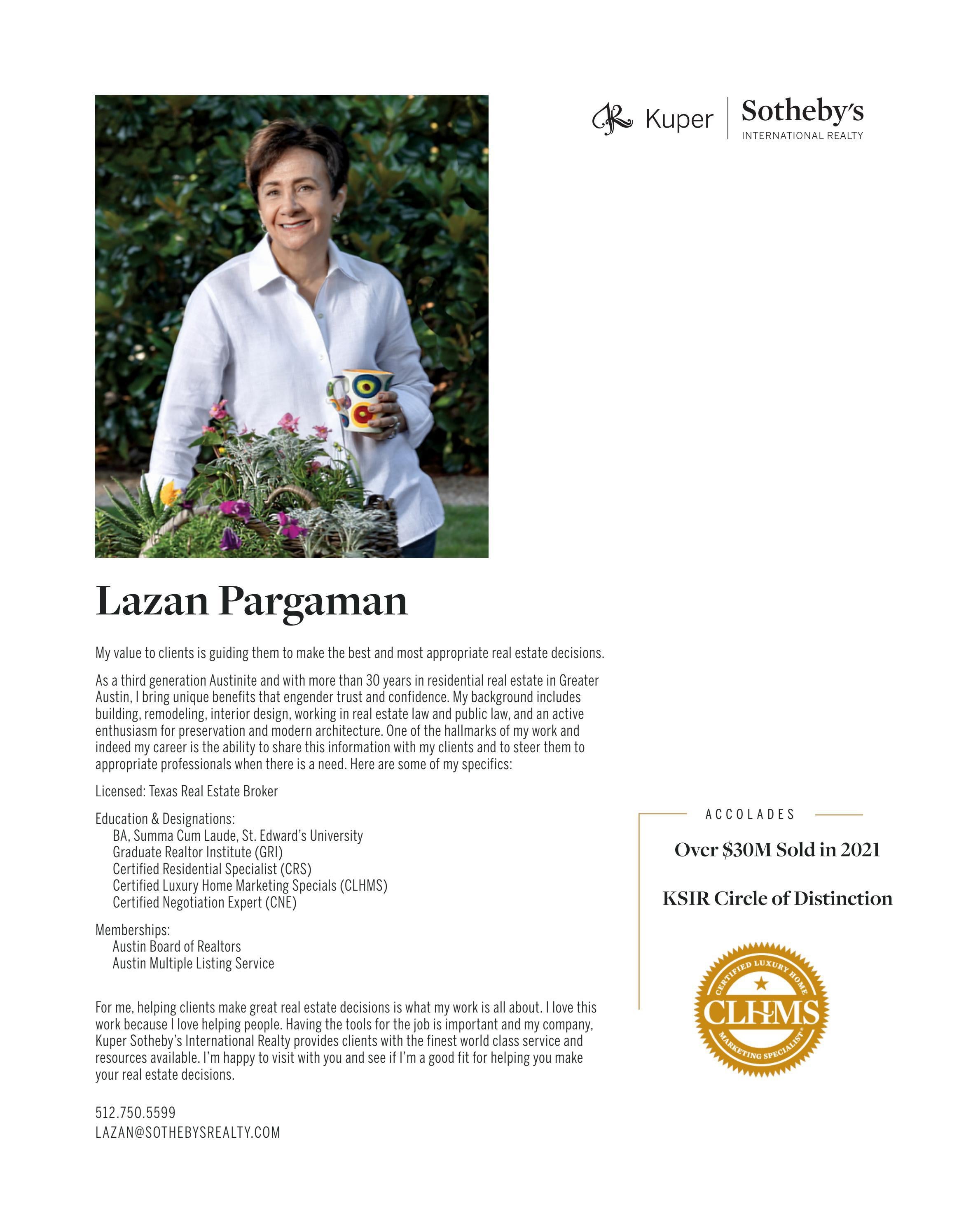 Listing Presentation - Lazan Pargaman by Kuper Sotheby's International ...