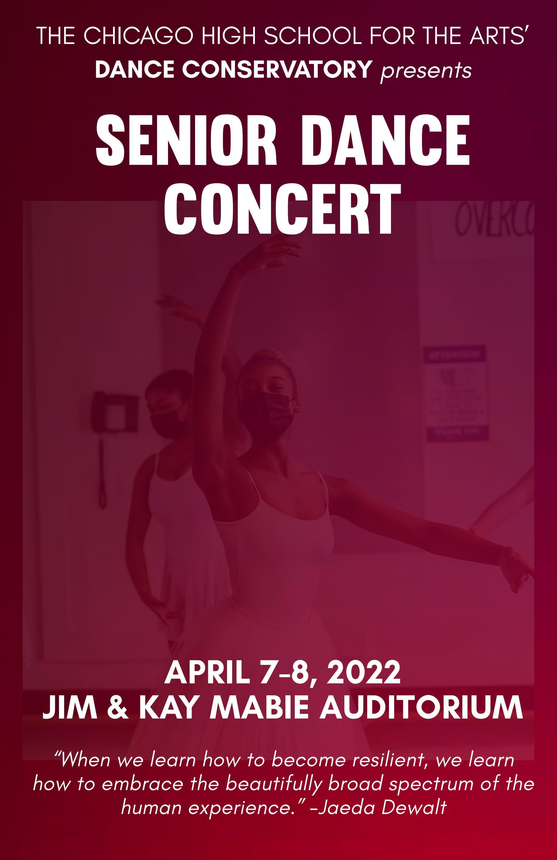 ChiArts Dance: Senior Dance Concert Program 2022 by The Chicago High ...