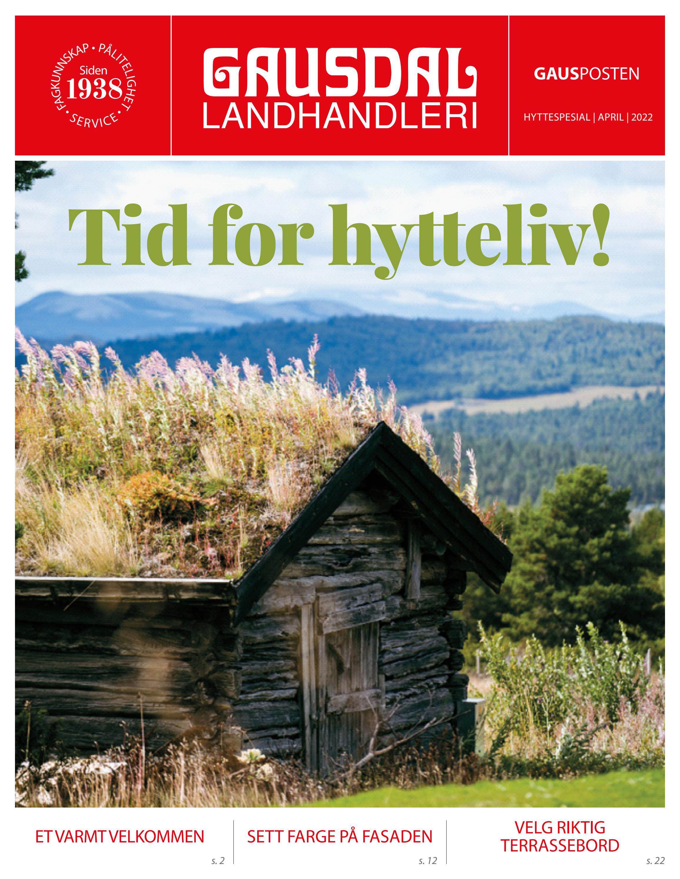 GAUSPOSTEN april 2022 by Gausdal Landhandleri AS - Issuu