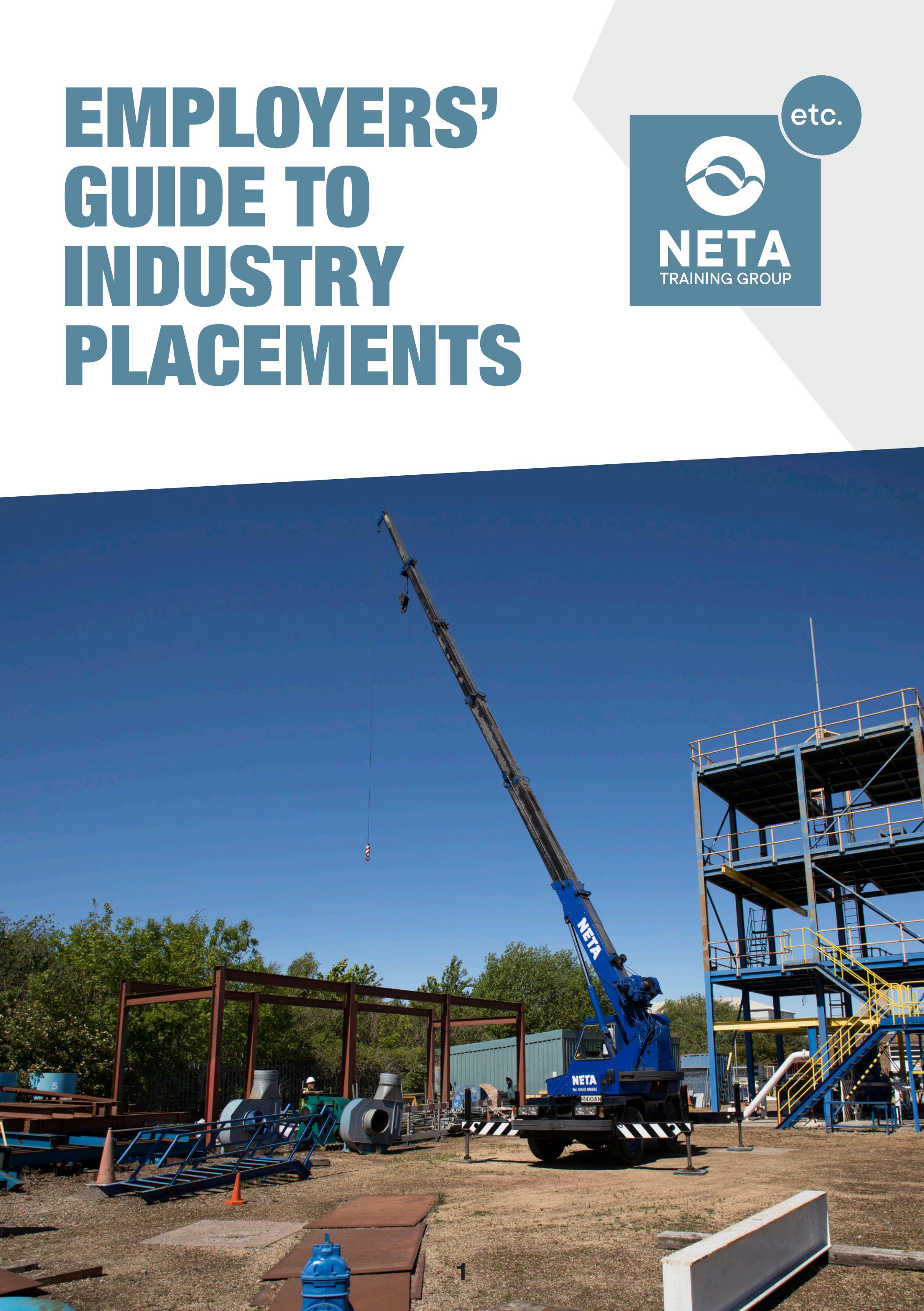 Employers guide to industry placements - NETA by etcgroup - Issuu