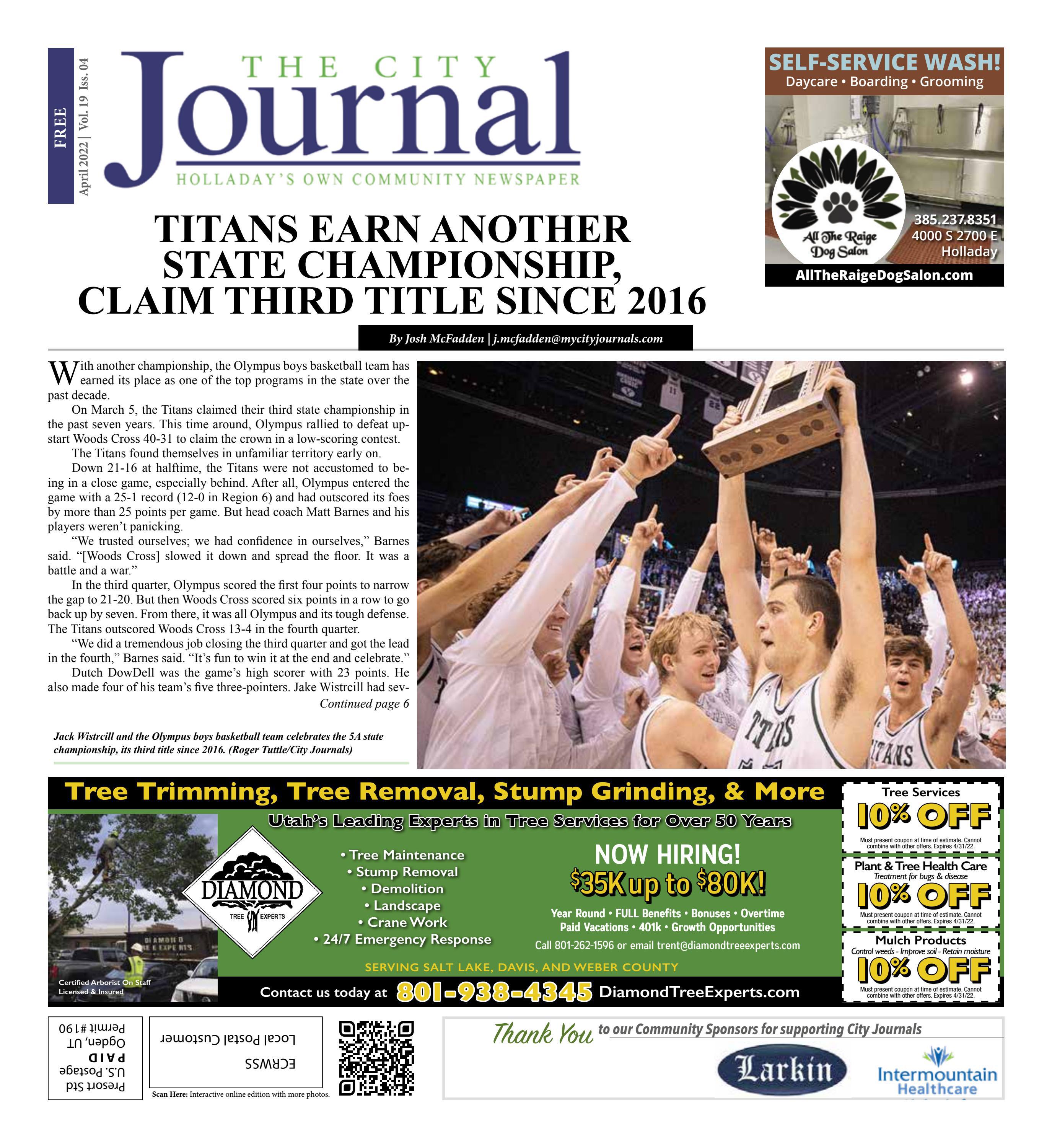 Holladay Journal | April 2022 by The City Journals - Issuu