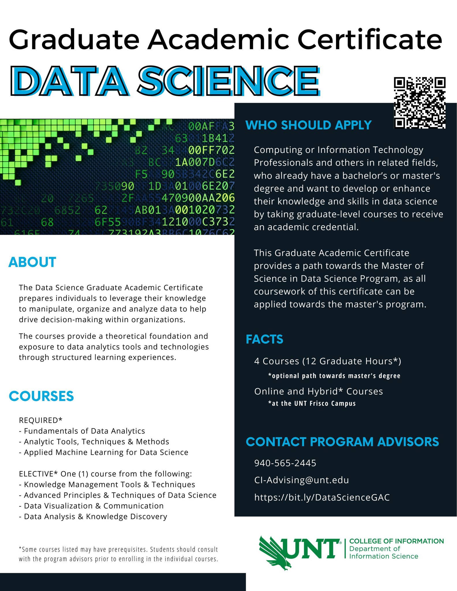 UNT College of Information Data Science GAC by University of North ...