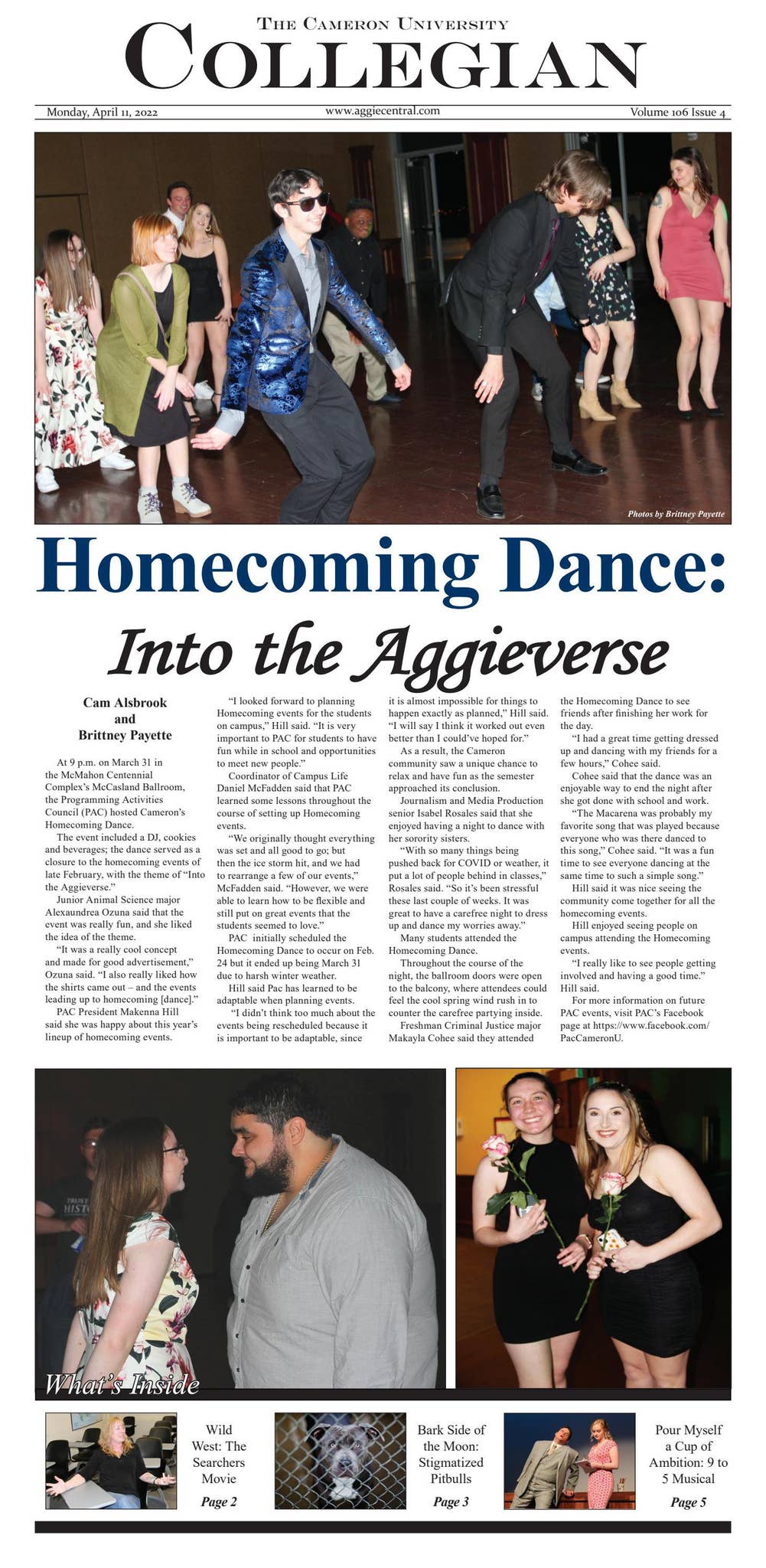 The Cameron Collegian - April 11th, 2022 by Cameron University ...