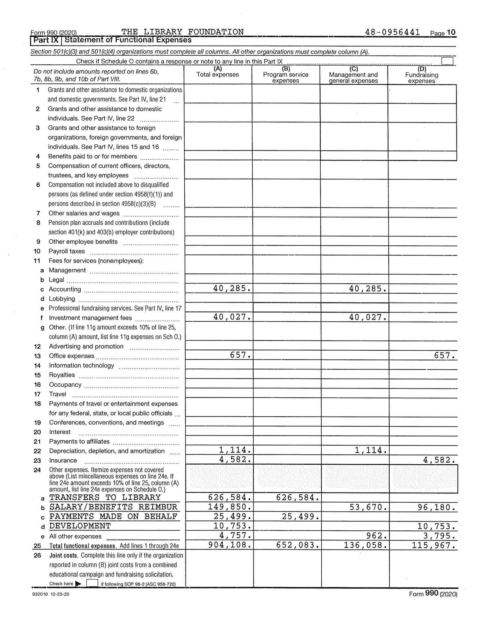 TLF - 2020 IRS Form 990 by Topeka and Shawnee County Public Library - Issuu