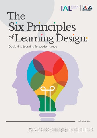 Six Principles Of Learning Design Practitioner Note By Institute For