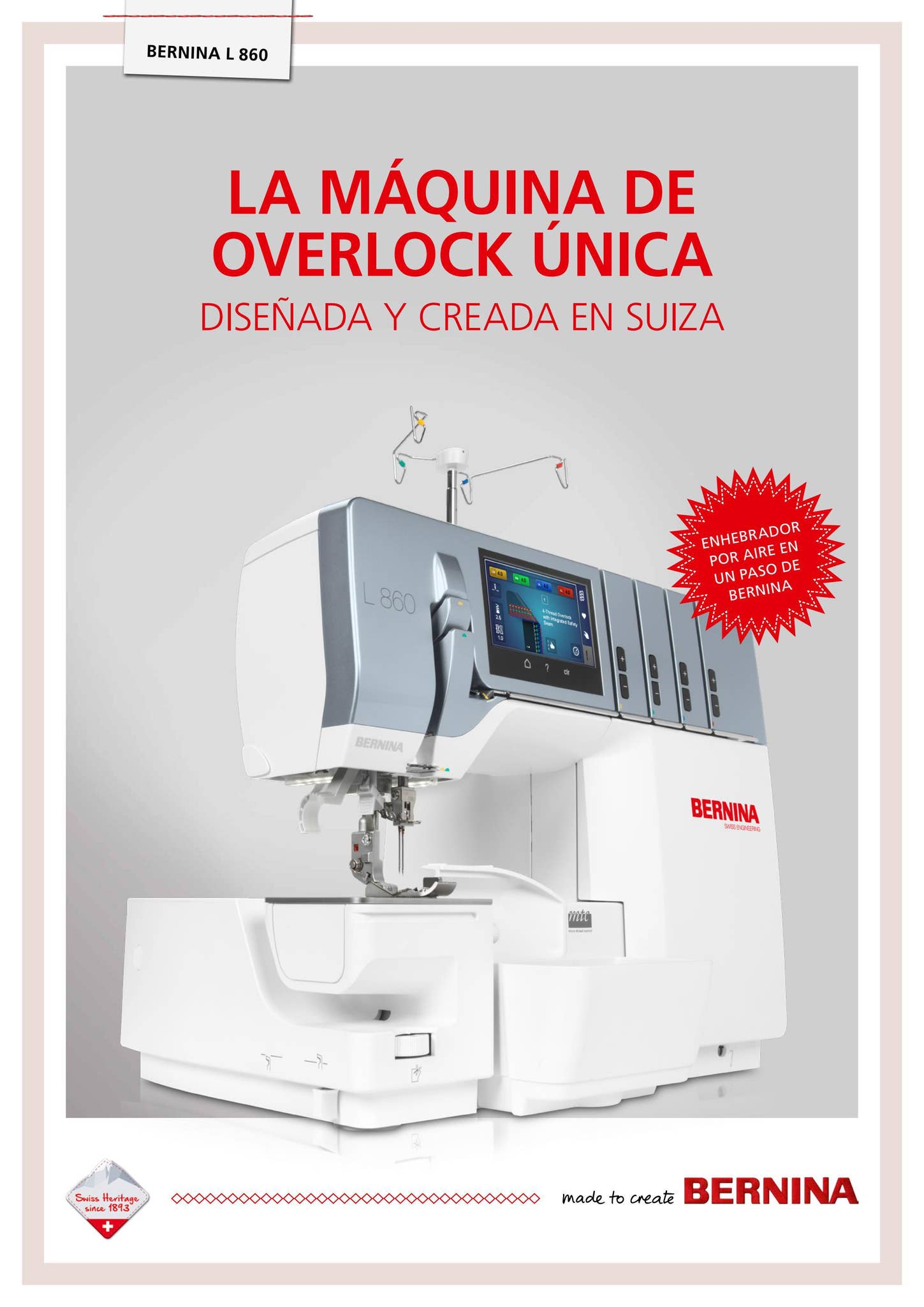 BERNINA L 860 Spanish by Bernina International AG - Issuu
