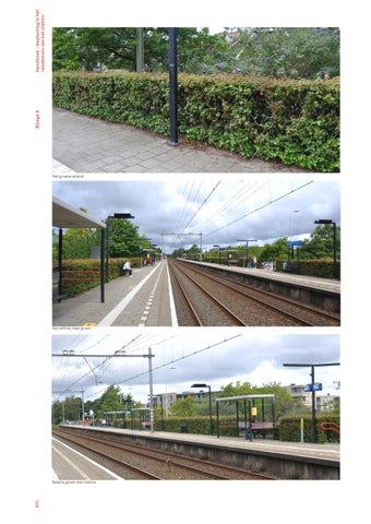 Landschapsplan voor het Spoor I, HANDBOEK - Beplanting in het reisdomein van het station by ...