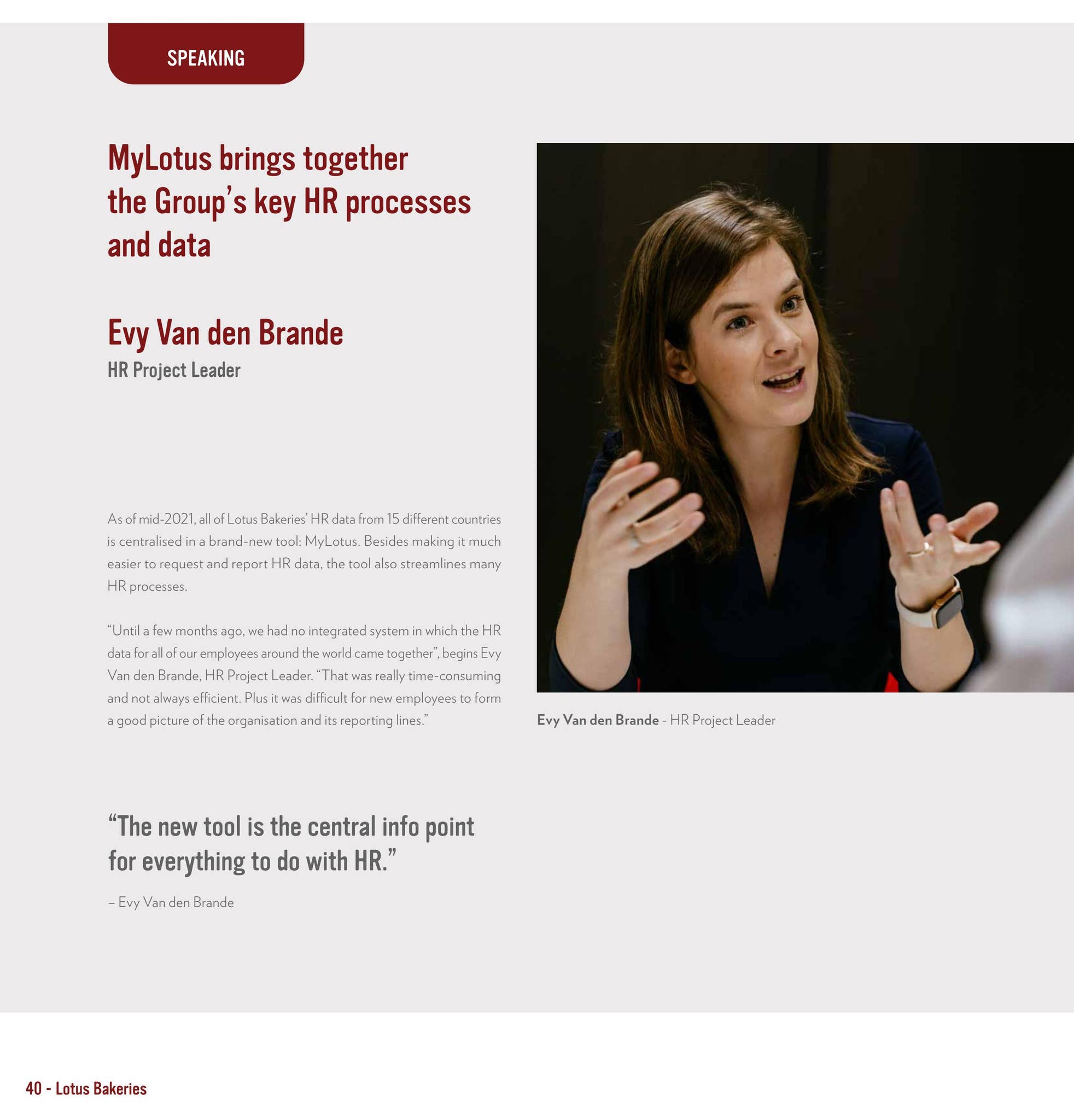 Lotus Bakeries Annual Report 2021 - ESG Compilation & GRI report by ...