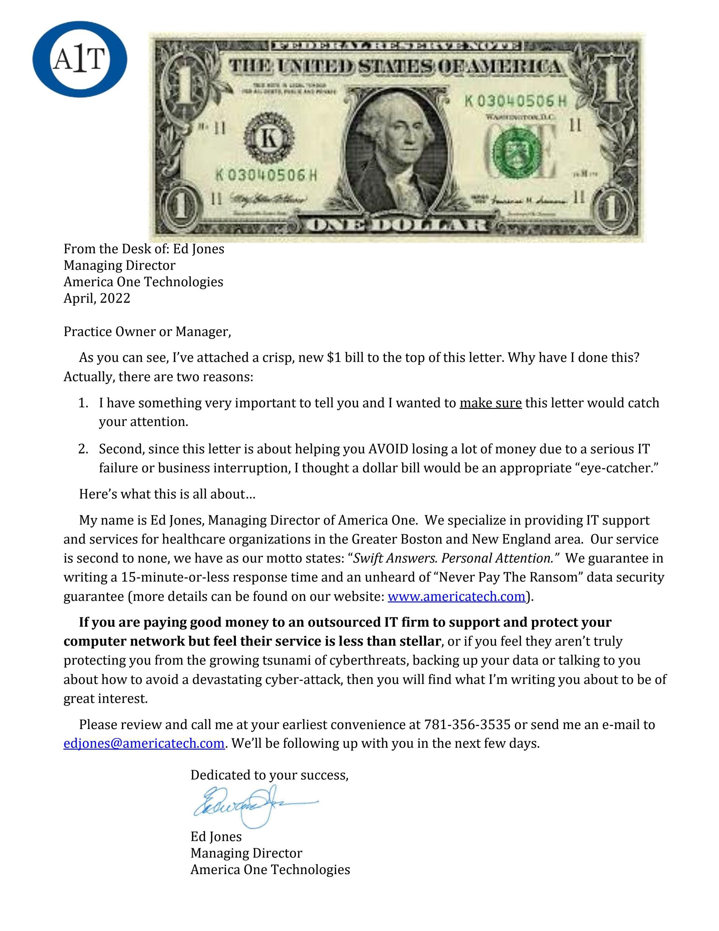 Cyber Security Assessment Letter by Derek Brown - Issuu