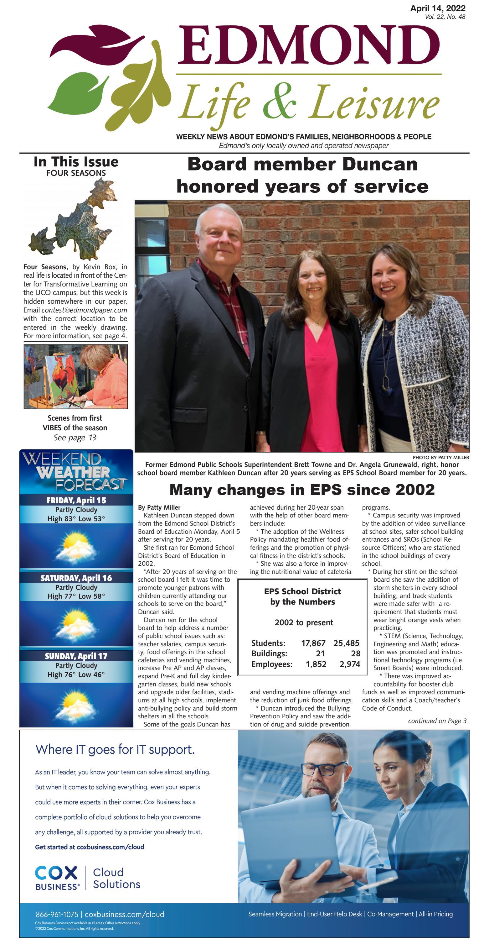 Edmond Life and Leisure - April 14, 2022 by Edmond Life and Leisure - Issuu