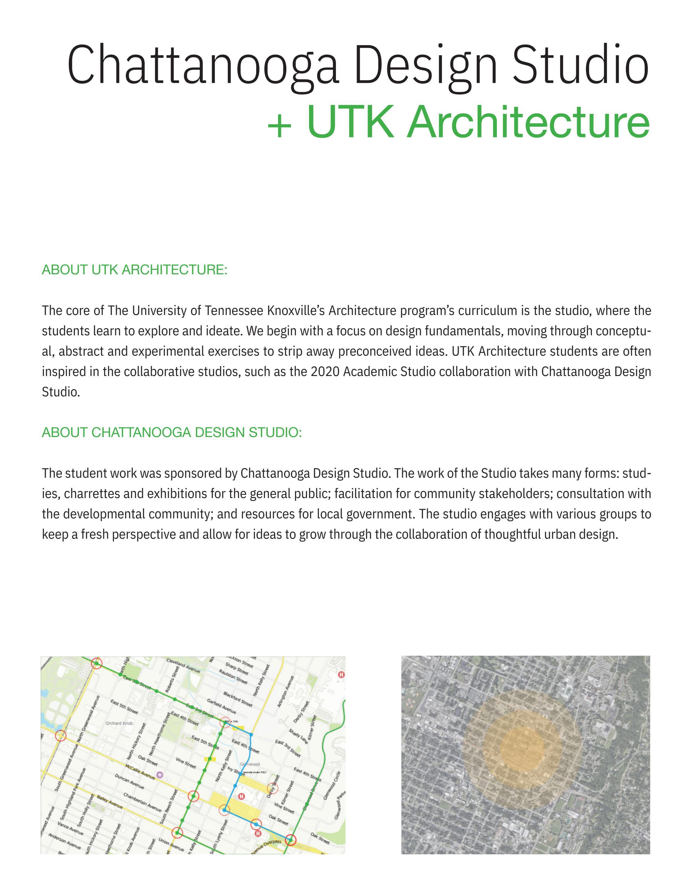 Fall 2020, UTK College of Architecture & Design Collaboration by ...