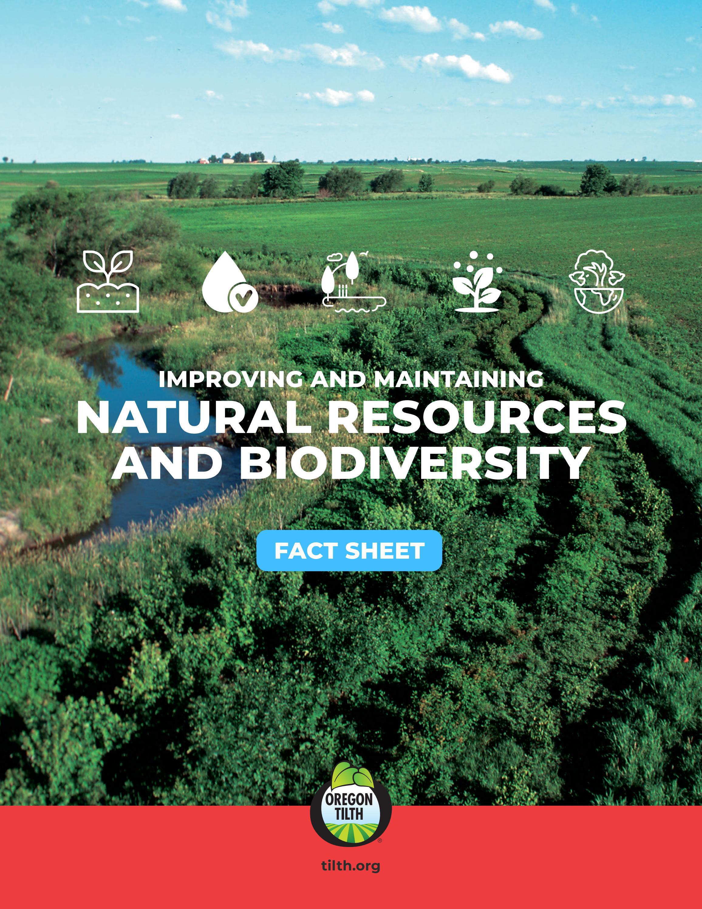 Oregon Tilth Natural Resources and Biodiversity Fact Sheet by Oregon ...