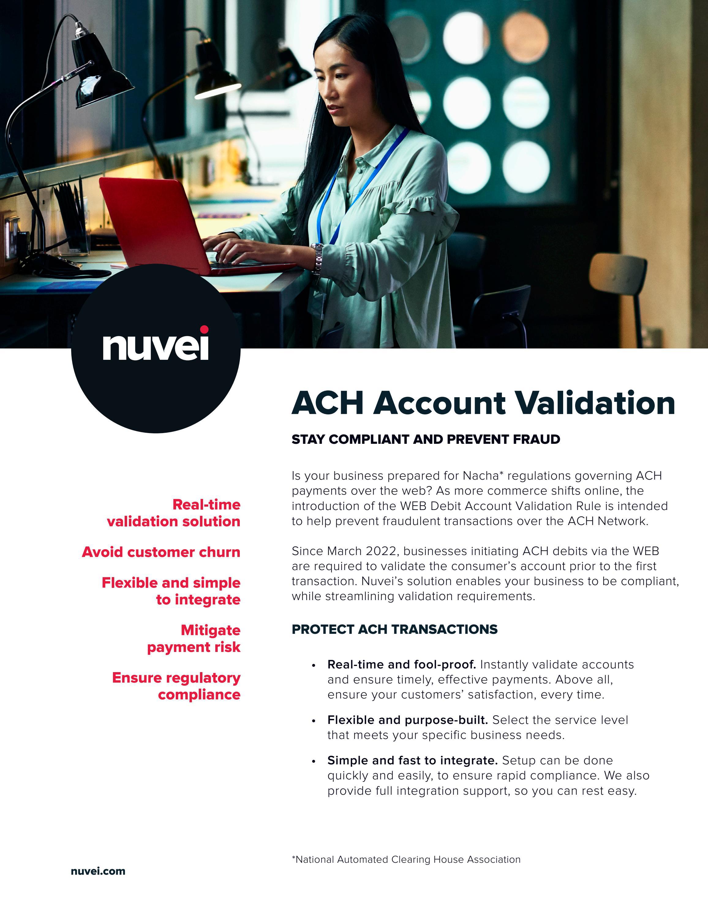 ACH Account Validation by Nuvei - Issuu