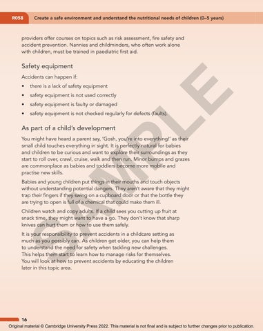 Cambridge National in Child Development by Cambridge International ...