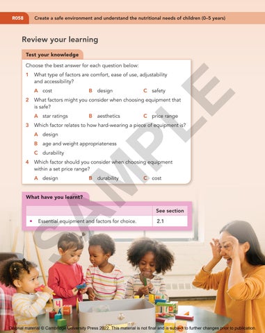 Cambridge National in Child Development by Cambridge International ...