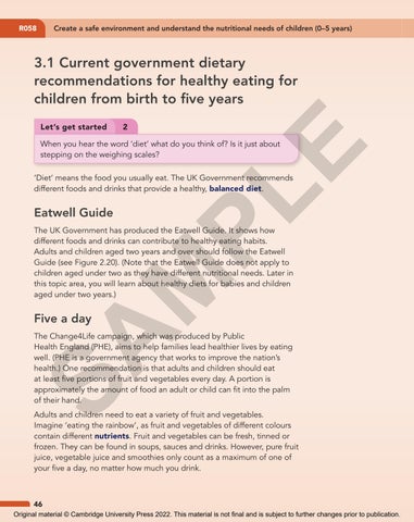 Cambridge National in Child Development by Cambridge International ...