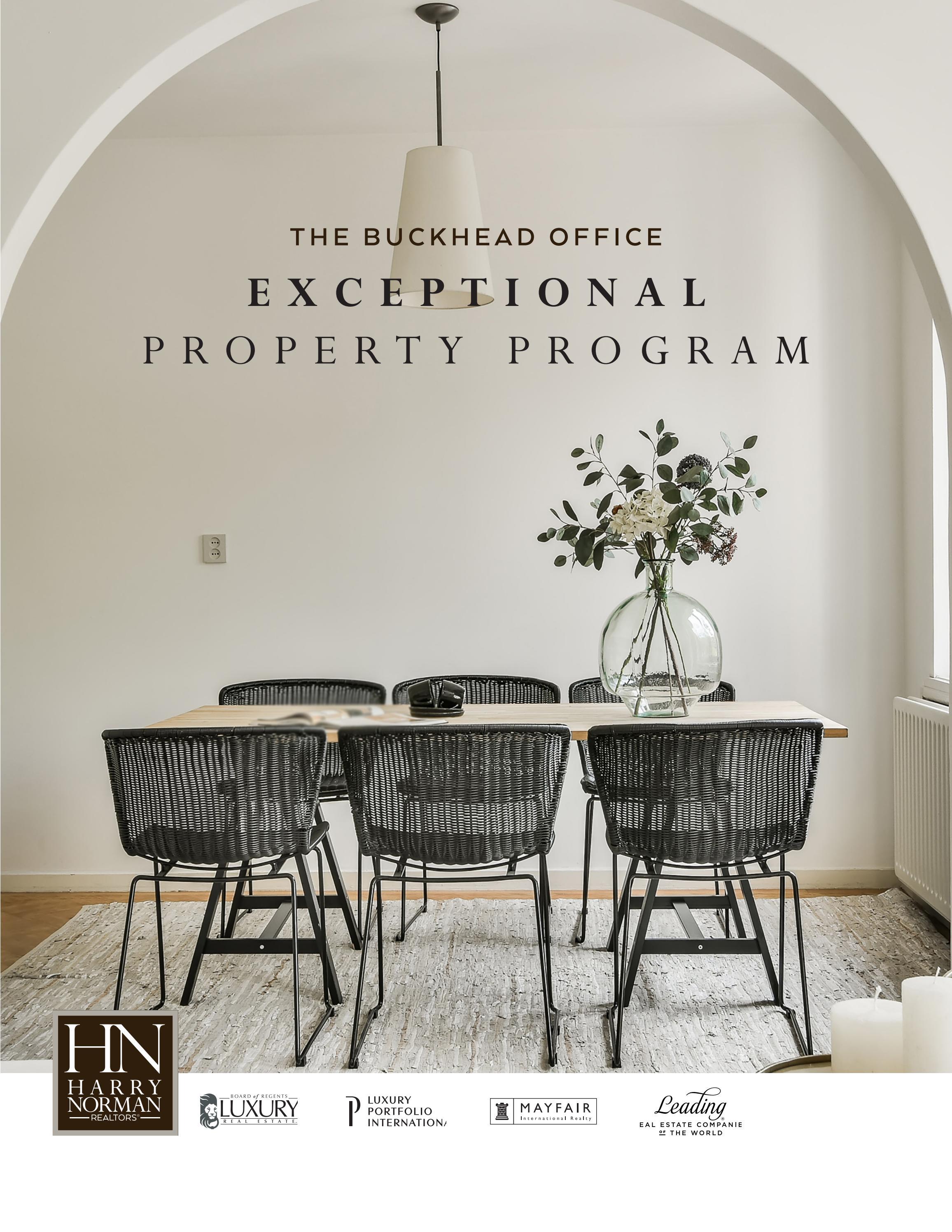 Exceptional Property Program by The Buckhead Office - Issuu