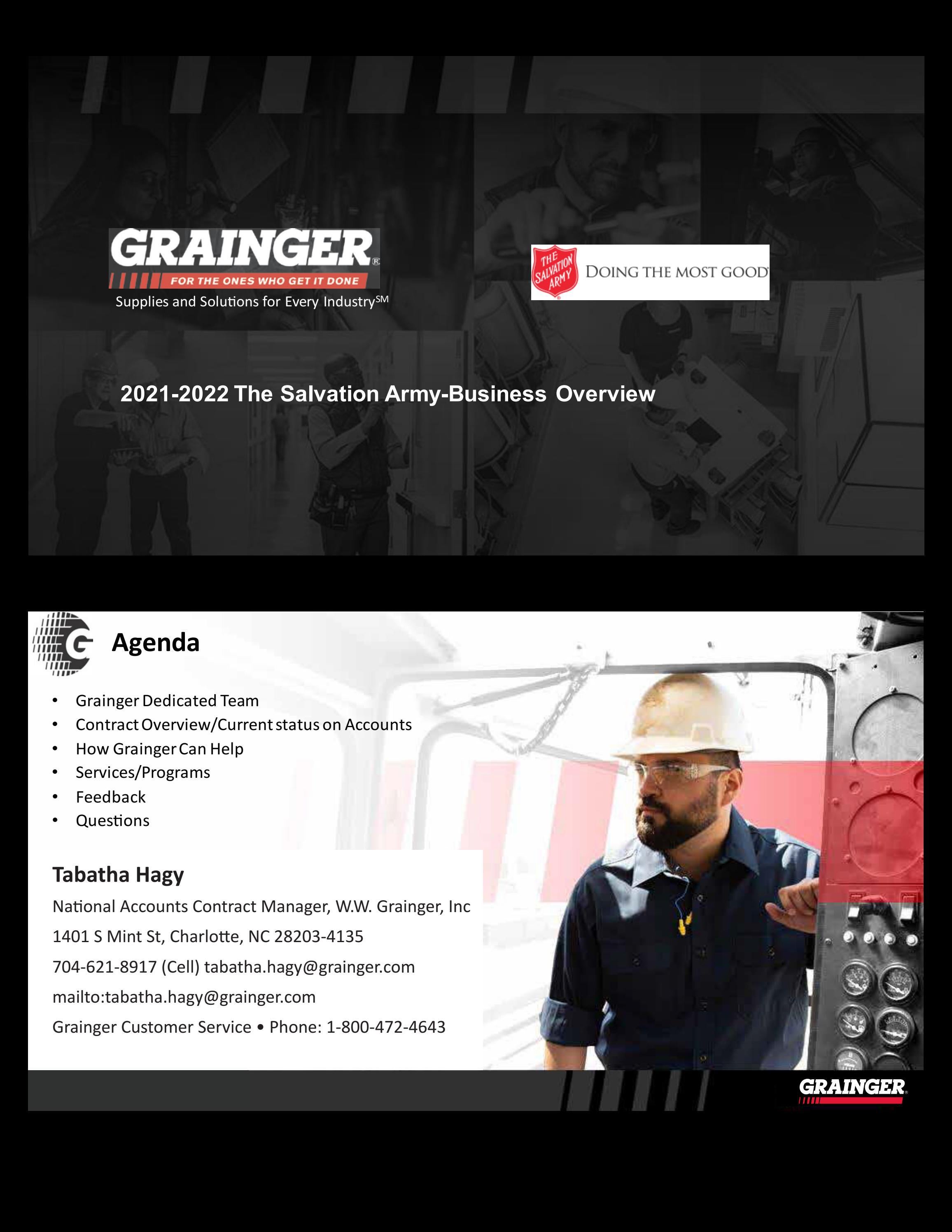Grainger Brochure by The Salvation Army: SAconnects - Issuu