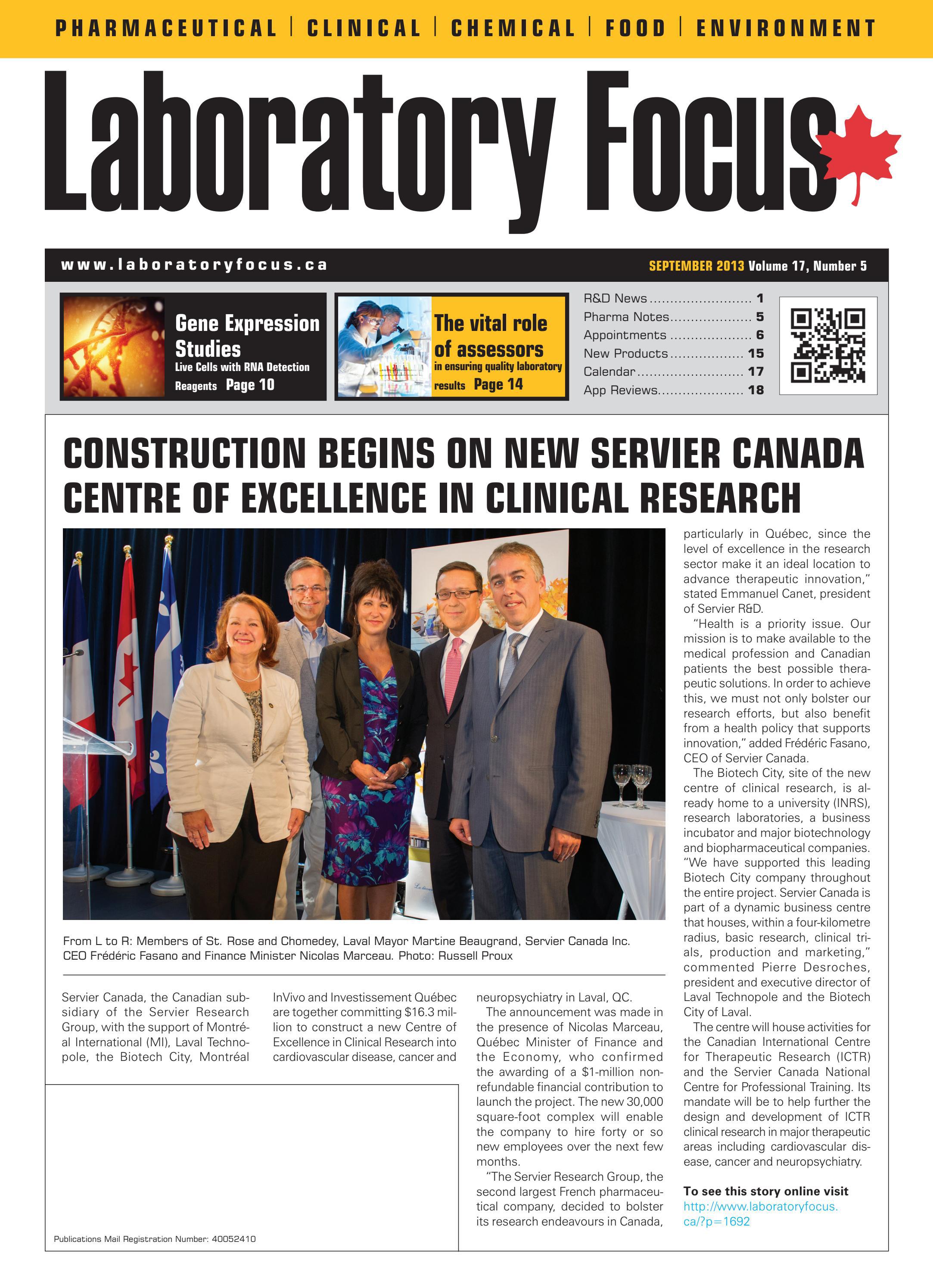 Laboratory Focus March 2013 by Promotive Communications - Issuu